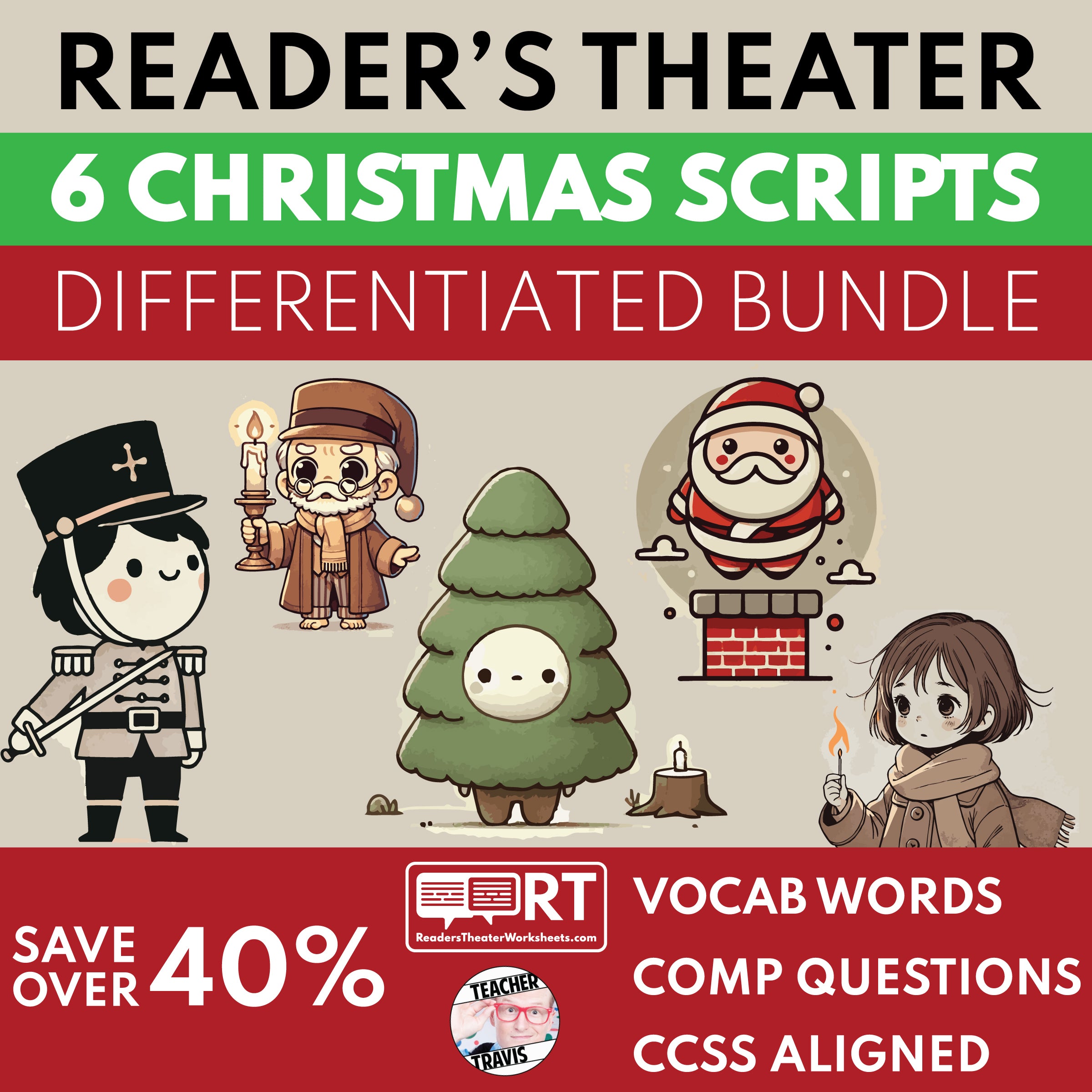 5 Ways to Differentiate Christmas Readers Theater Scripts for Mixed-Ab ...