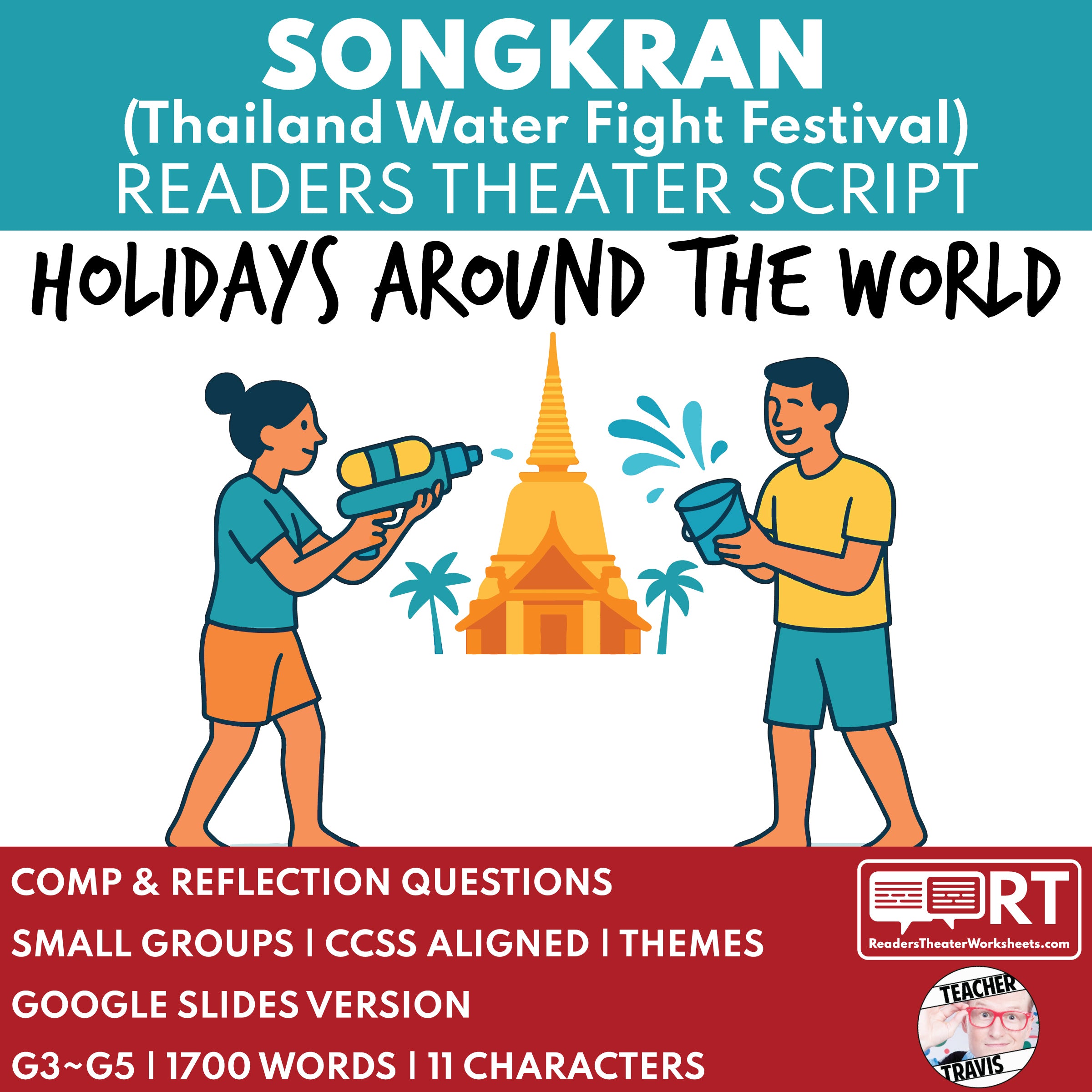 Songkran (Thailand Water Fight Festival) Holiday Readers Theater Scrip ...