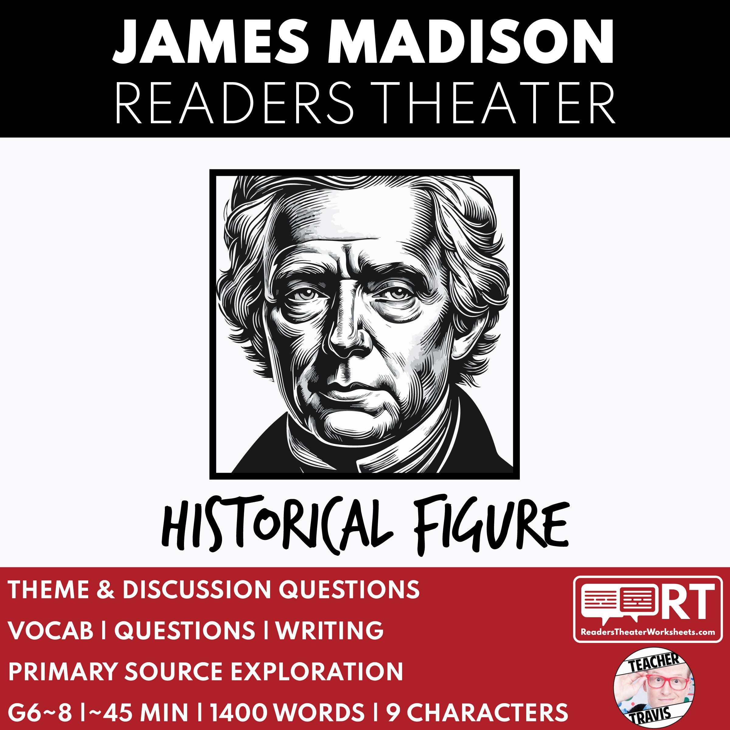 James Madison U.S. President | Historical Figure Readers Theater Scrip ...