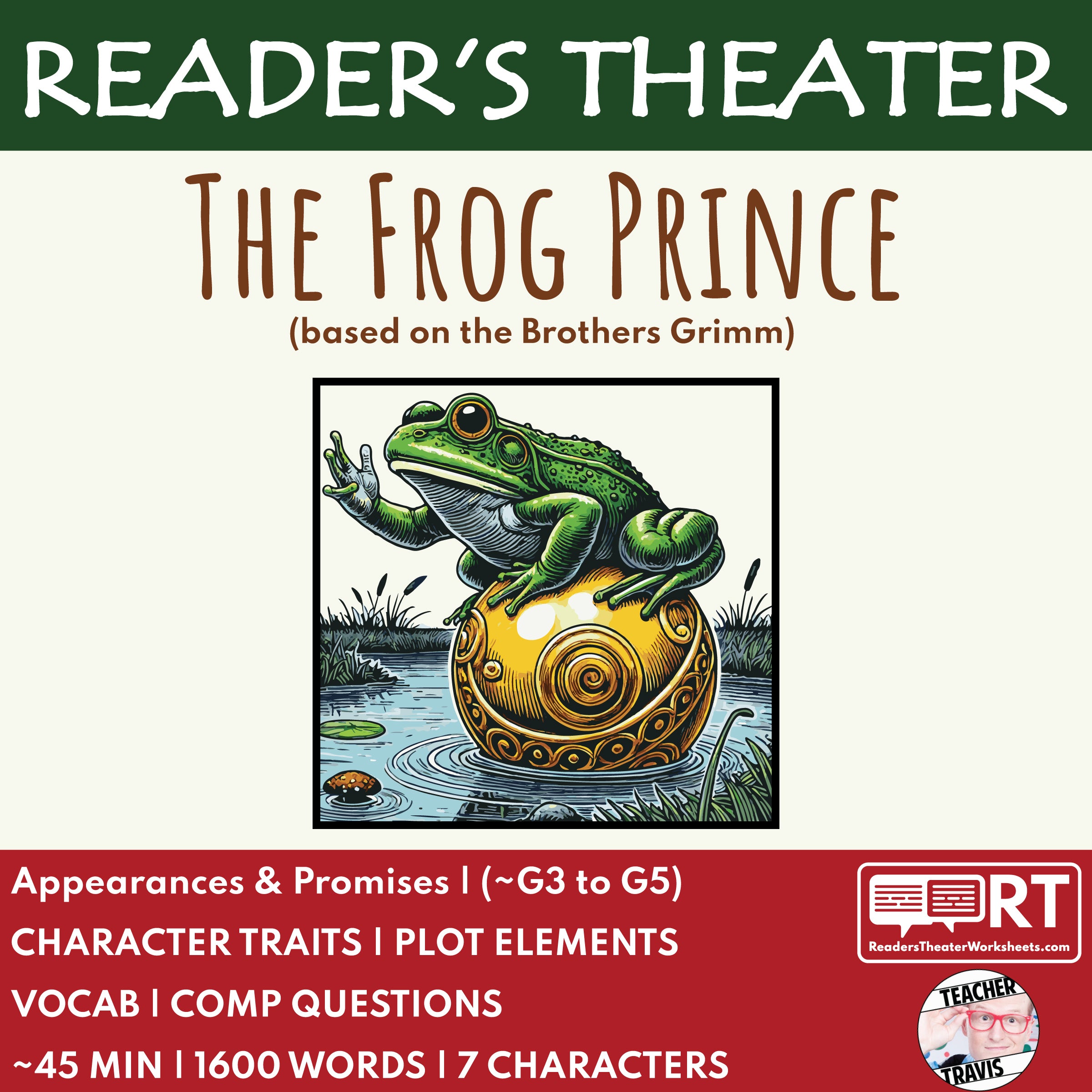 The Frog Prince | Reader's Theater Script | Brothers Grimm – Reader's ...