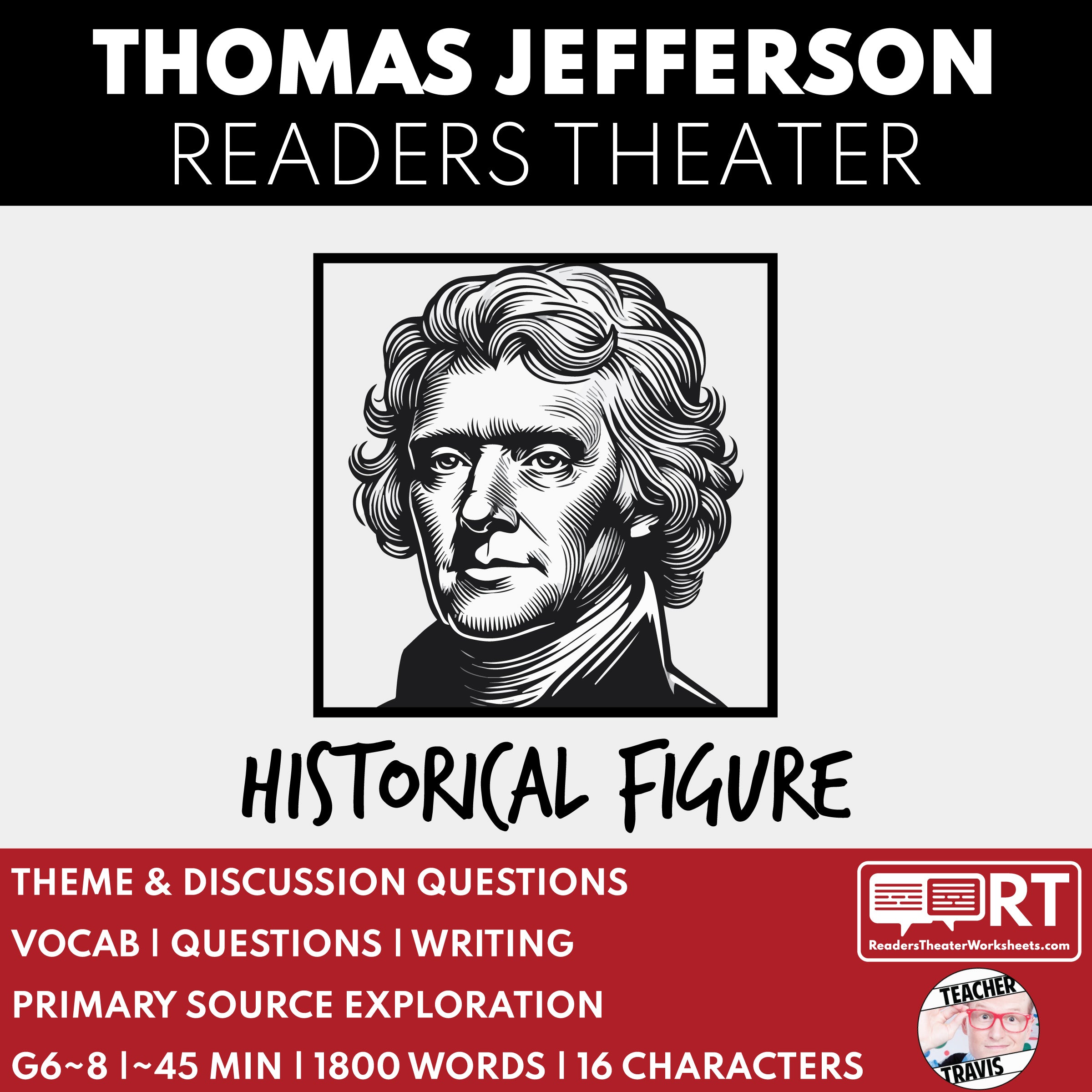 Thomas Jefferson U.S. President | Historical Figure Readers Theater Sc ...