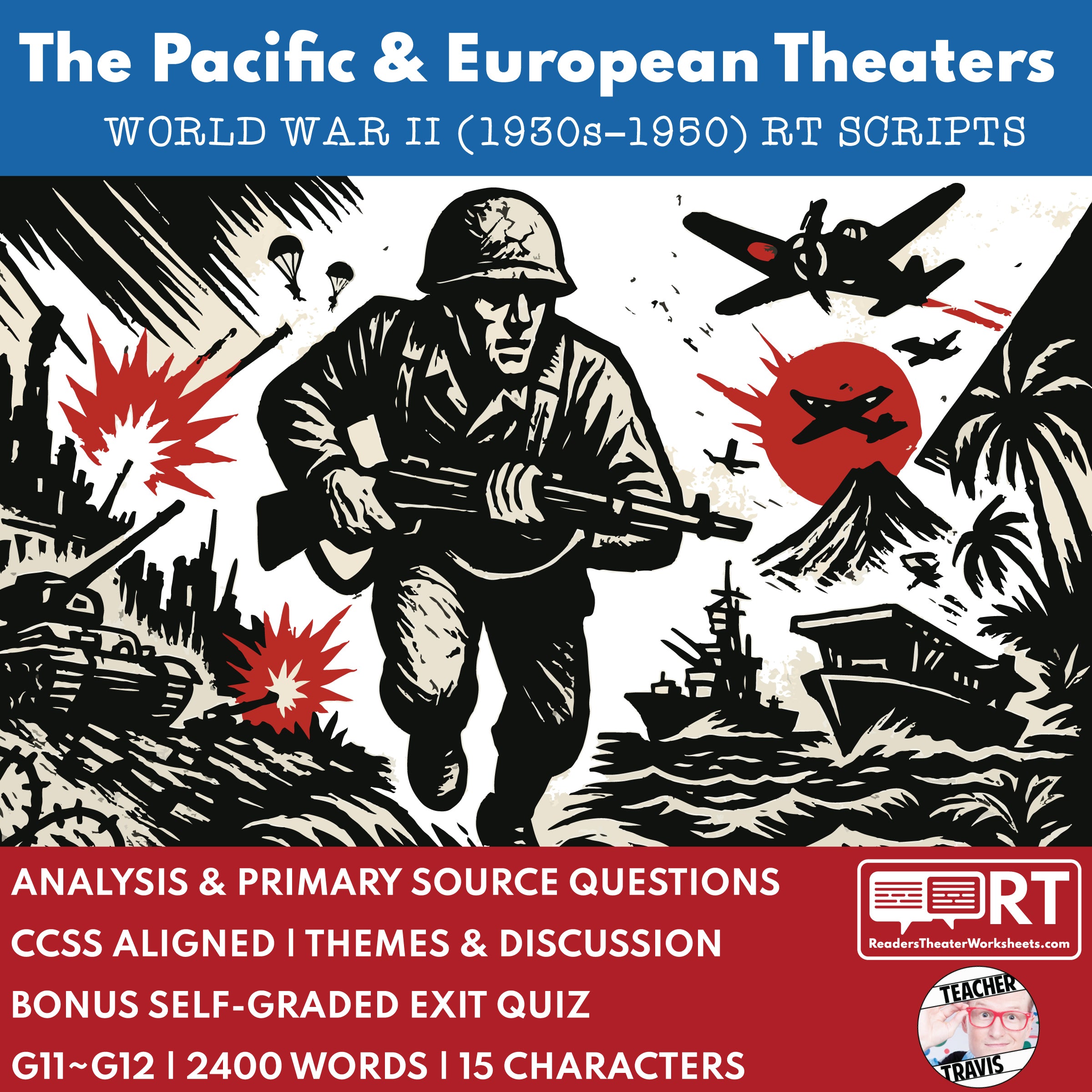 The Pacific & European Theaters World War II Readers Theater – Reader's ...
