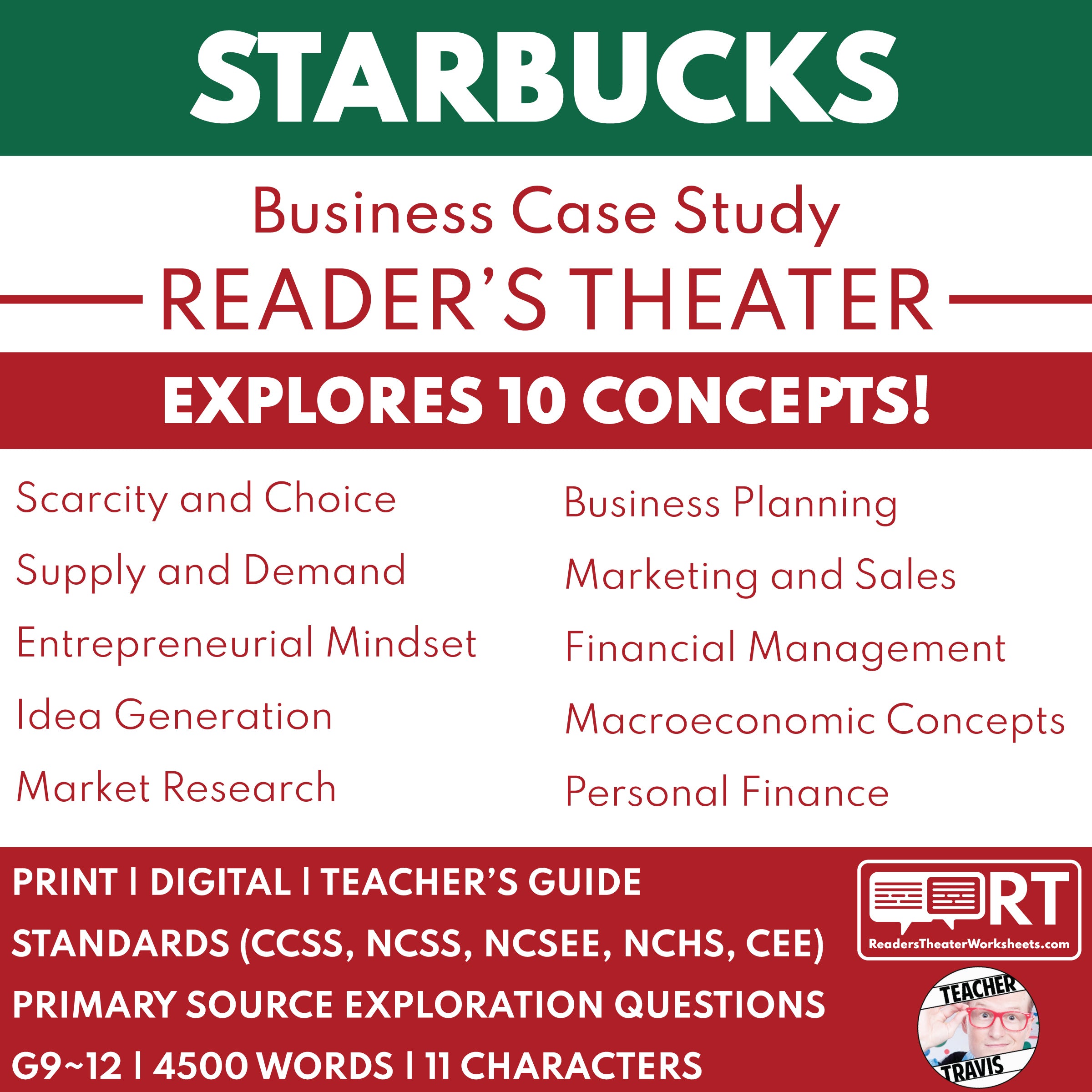 Starbucks Intro to Business Case Study | Reader’s Theater Format | Eco ...