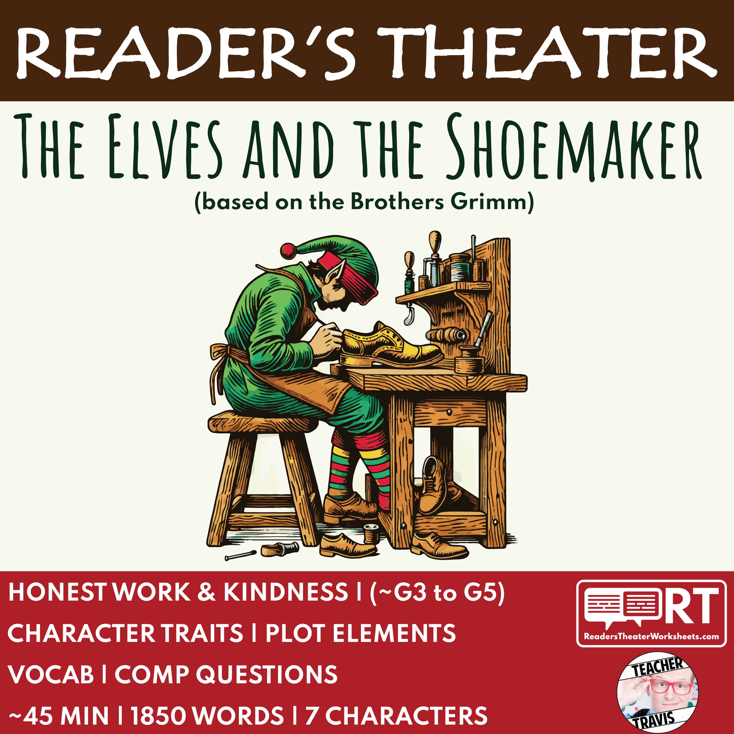 The Elves and the Shoemaker | Reader's Theater Script | Brothers Grimm ...