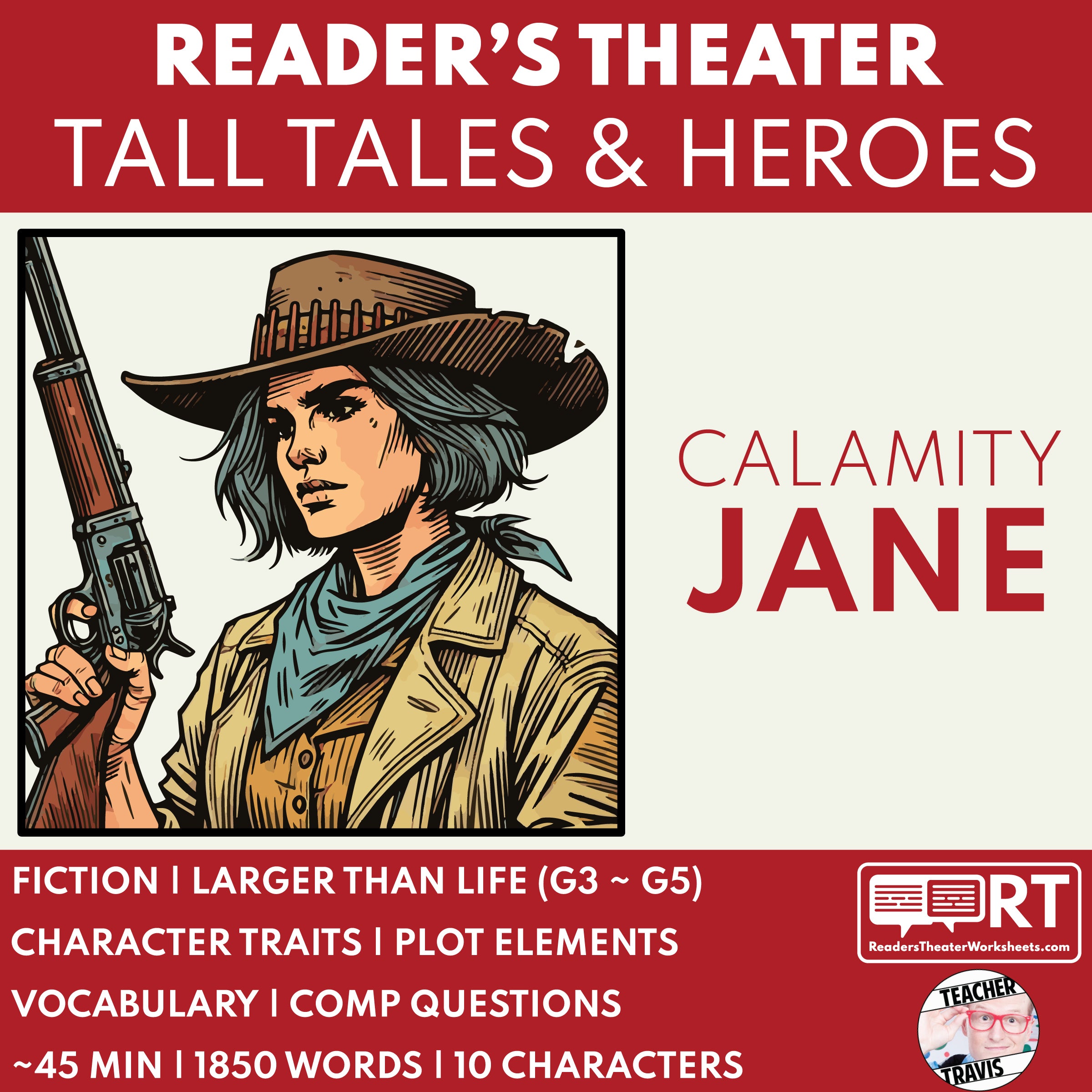 Calamity Jane Readers Theater Script | American Tall Tales – Reader's ...