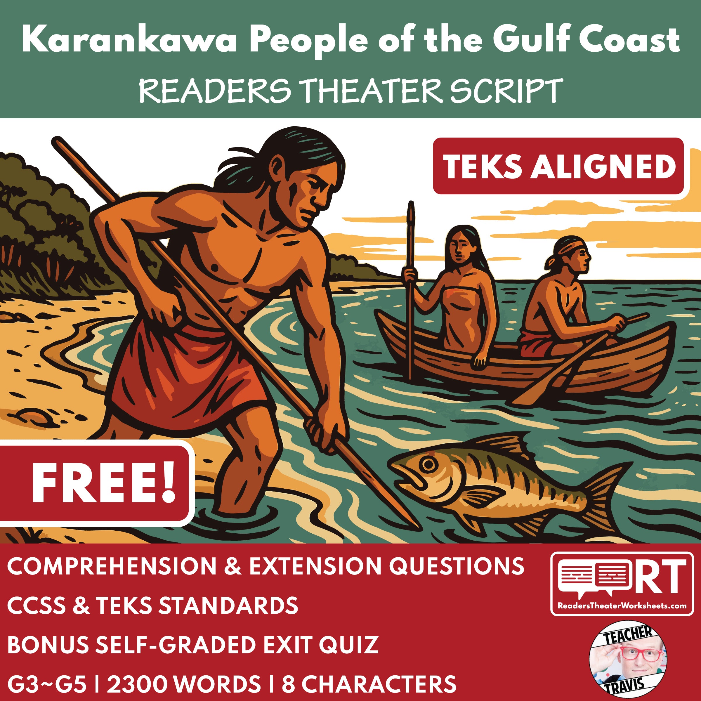 Texas State History | Karankawa People of the Gulf Coast Readers Theat ...