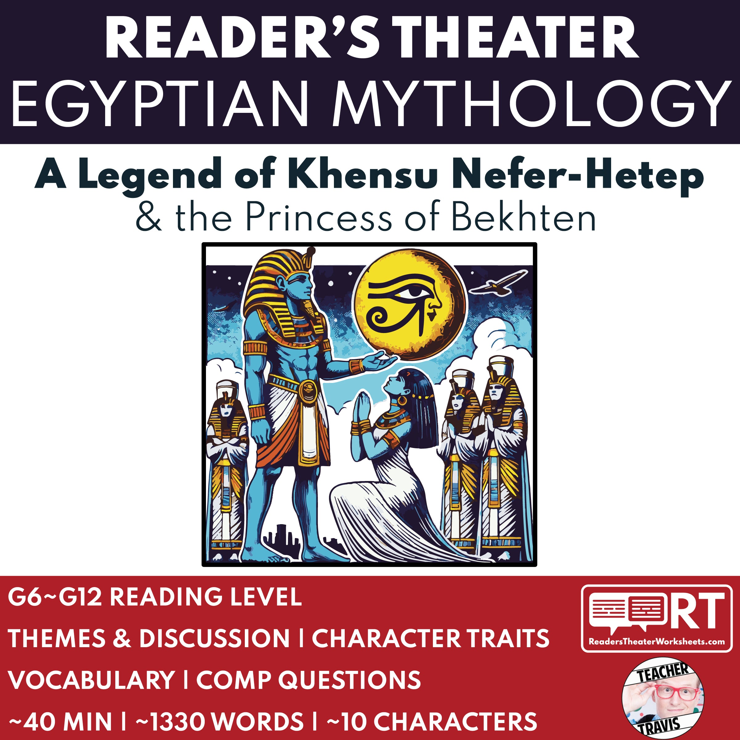 A Legend of Khensu Nefer-Hetep | Reader’s Theater Script | Egyptian My ...