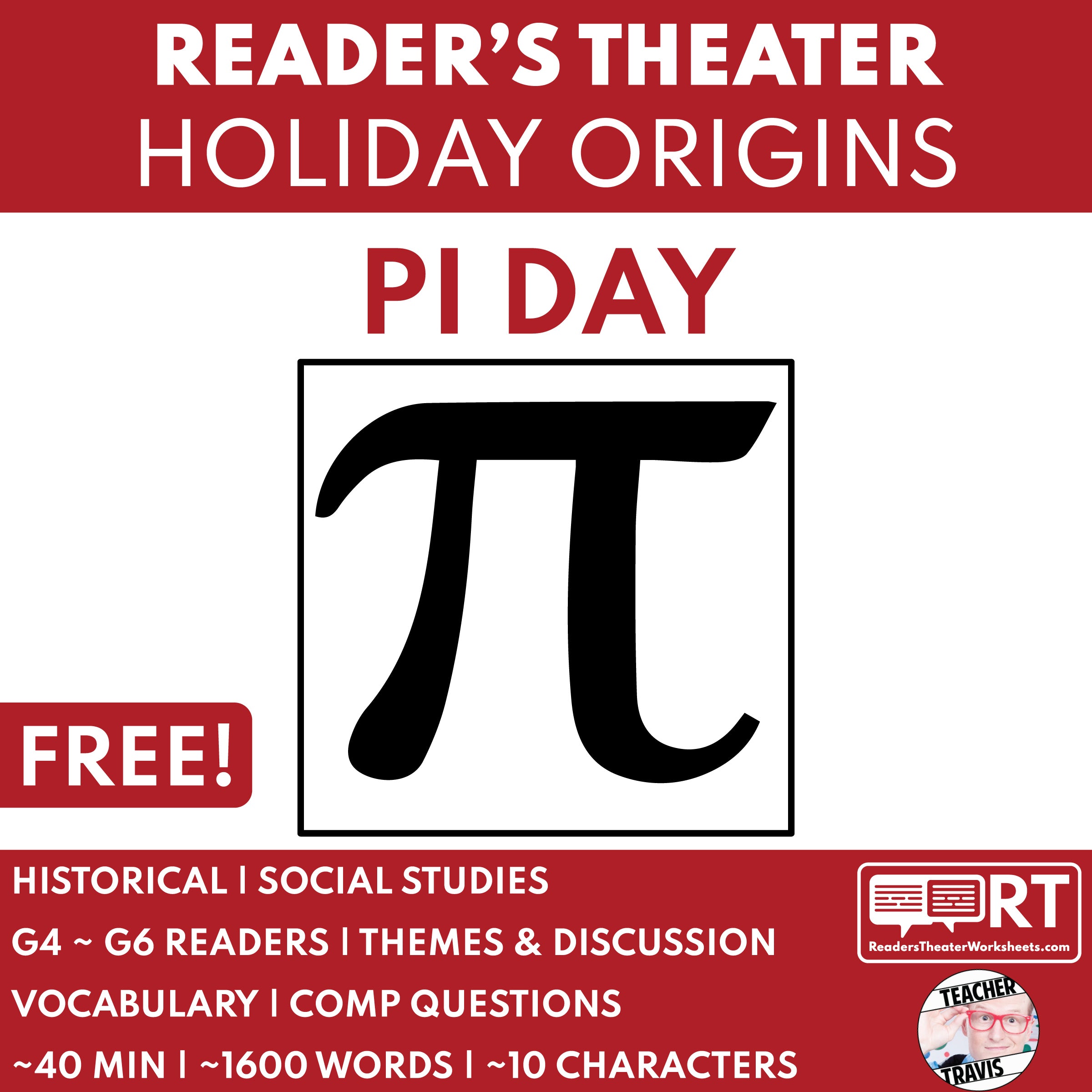 Pi Day Readers Theater Script | Holiday Origins Series – Reader's ...
