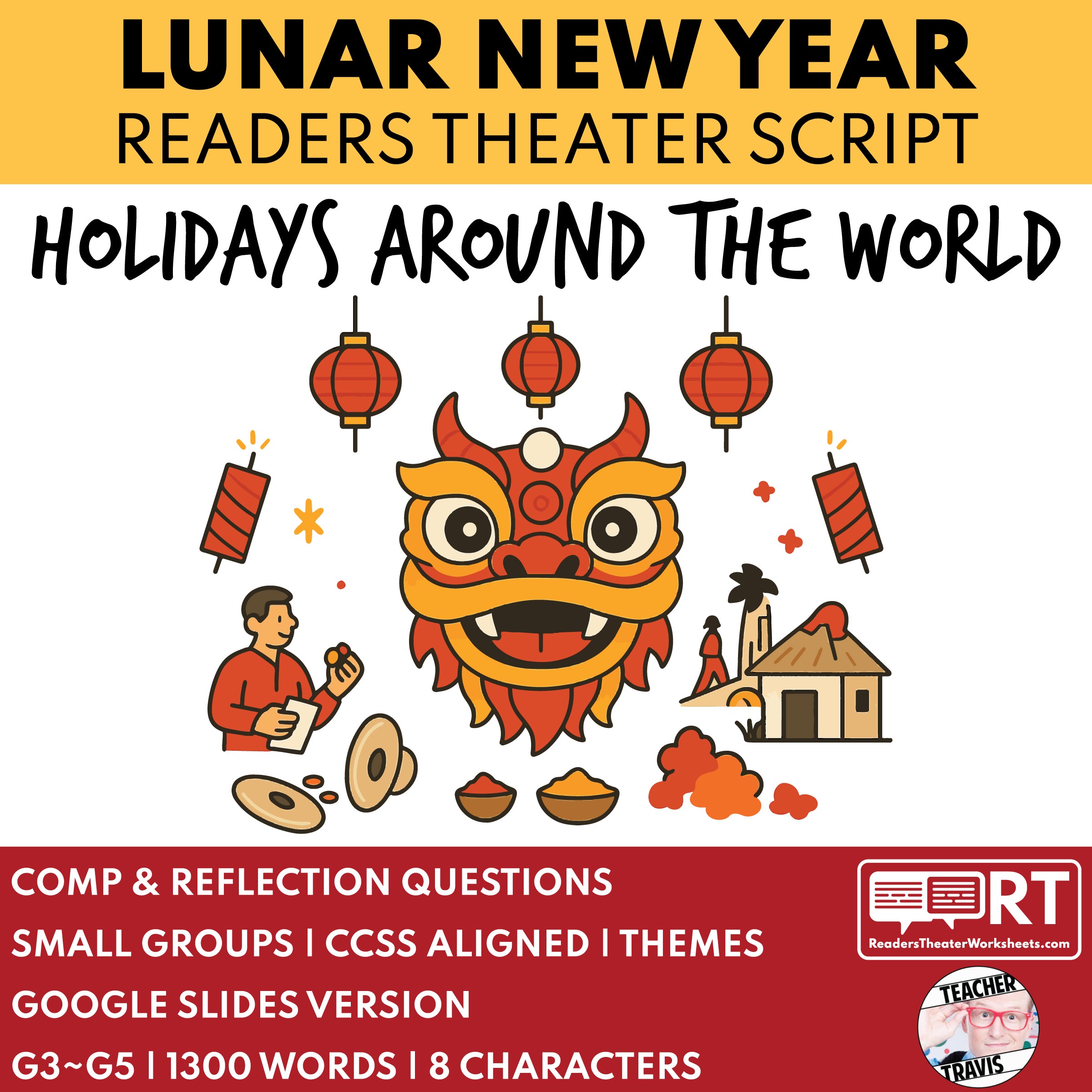 Lunar New Year Holiday Readers Theater Script for Grades 3 to 5 ...