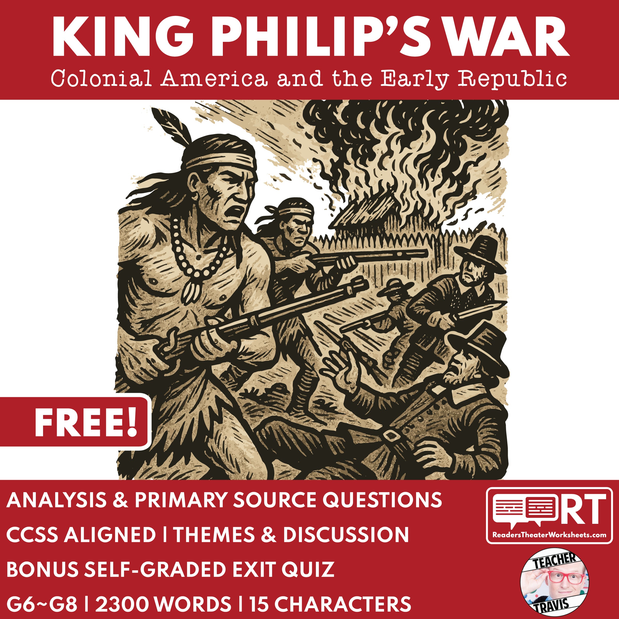 Free King Philip’s War | Colonial America and the Early Republic | RT ...