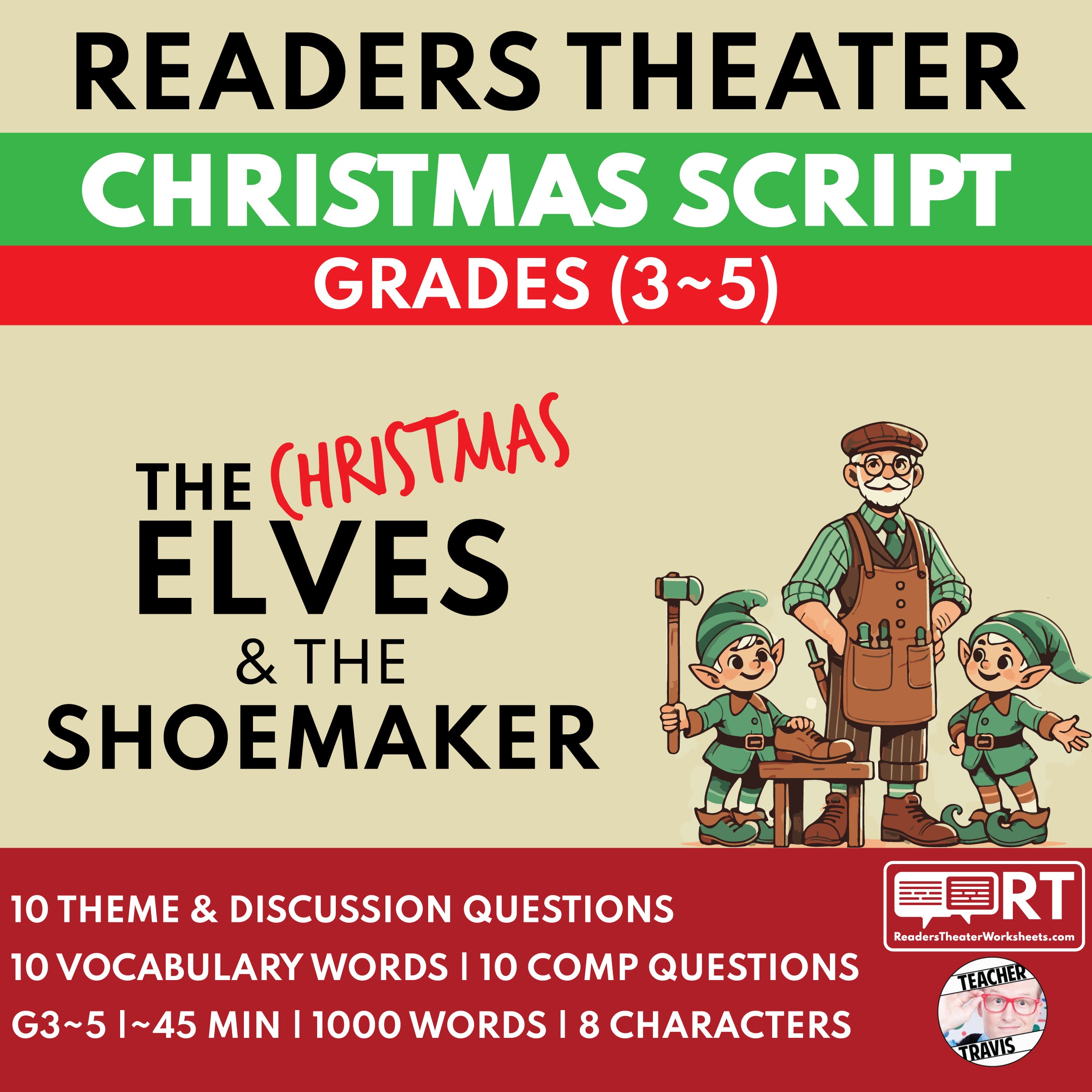 The Christmas Elves and the Shoemaker | Christmas Reader's Theater Scr ...
