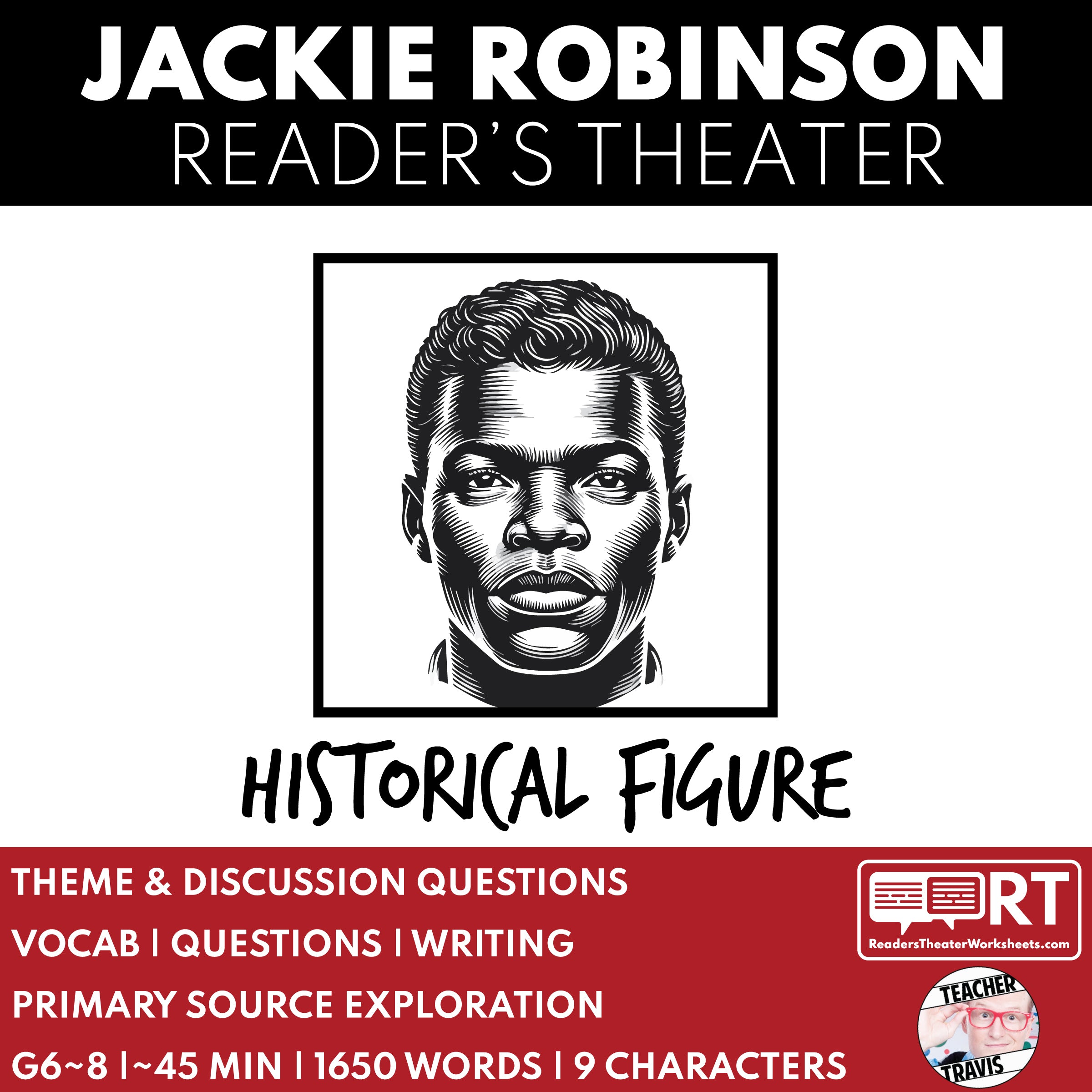 Jackie Robinson | BHM | Baseball | Readers Theater Script – Reader's ...