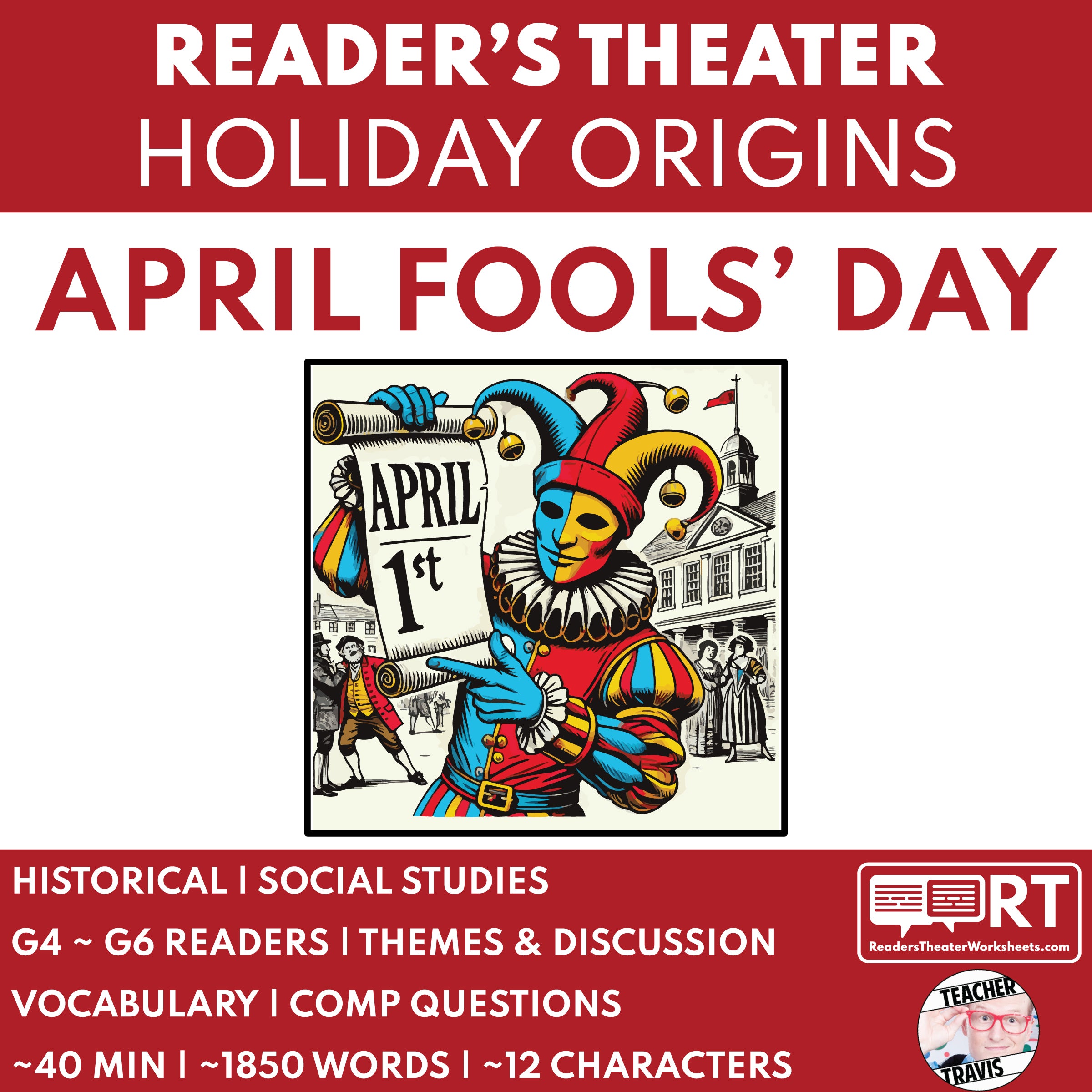 April Fools' Day Readers Theater Script | Holiday Origins Series ...