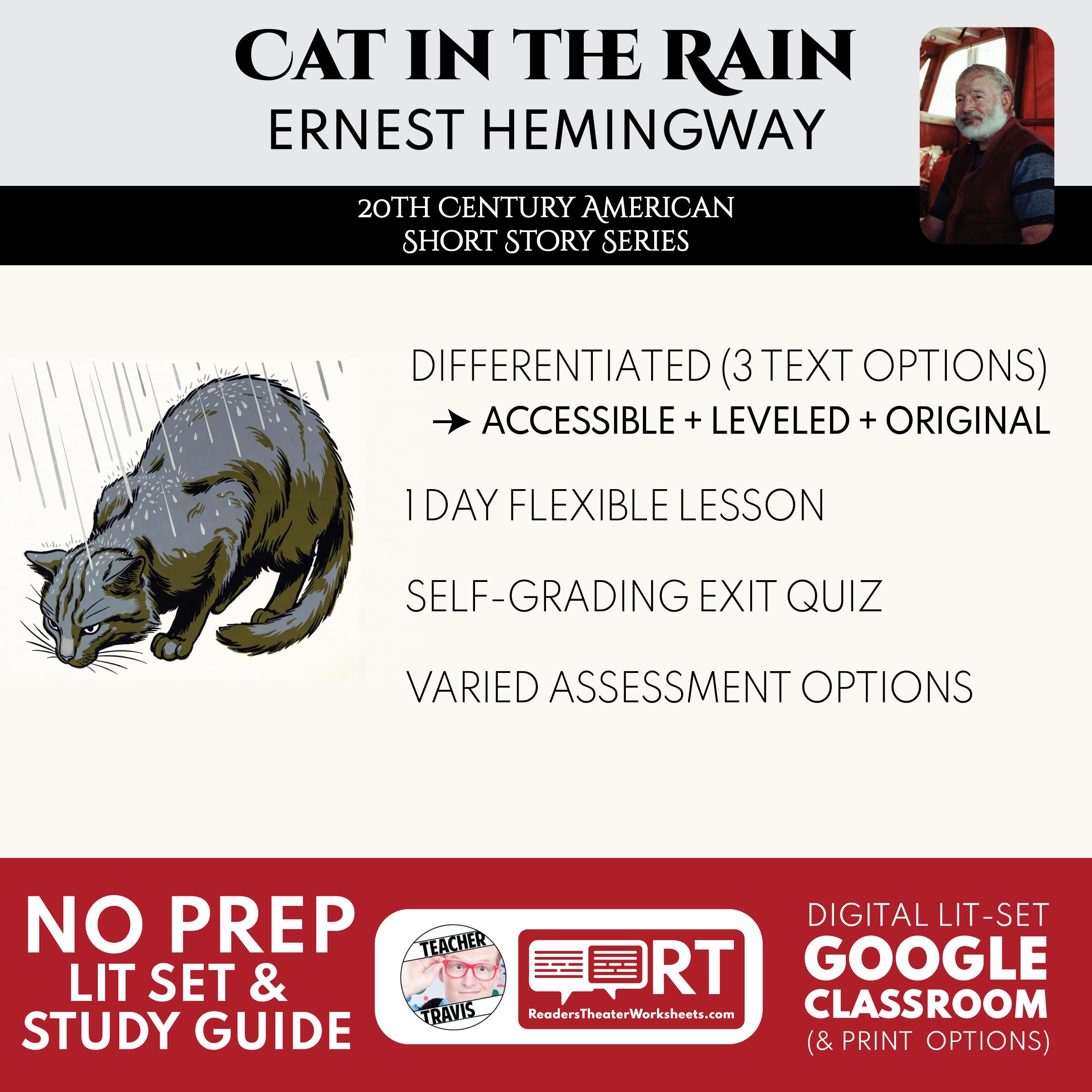 Cat in the Rain Differentiated Short Story Analysis for ELA Students ...