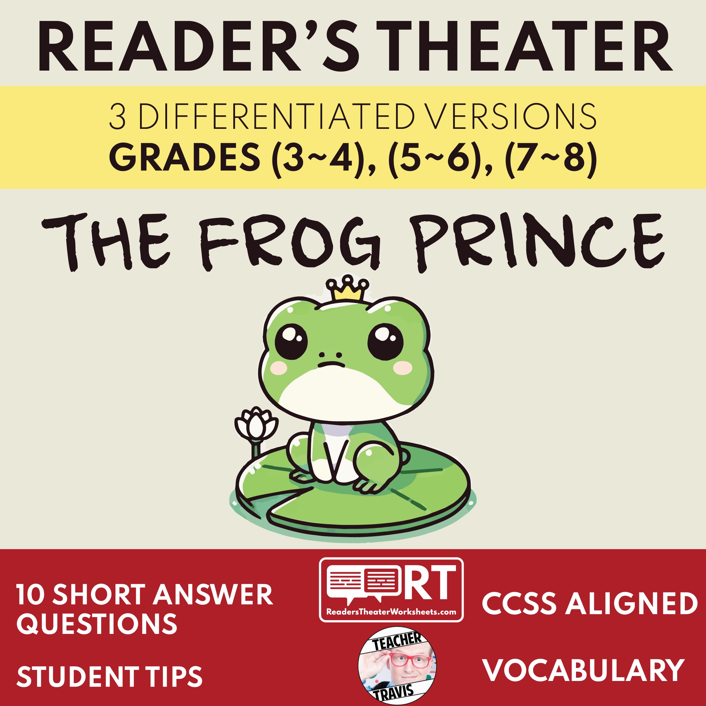 The Frog Prince Reader's Theater Script | Differentiated – Reader's ...
