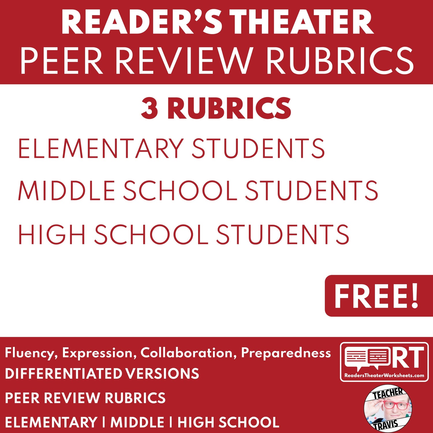 Readers Theater Rubrics Made Simple — Assess Accuracy, Expression & Pa ...