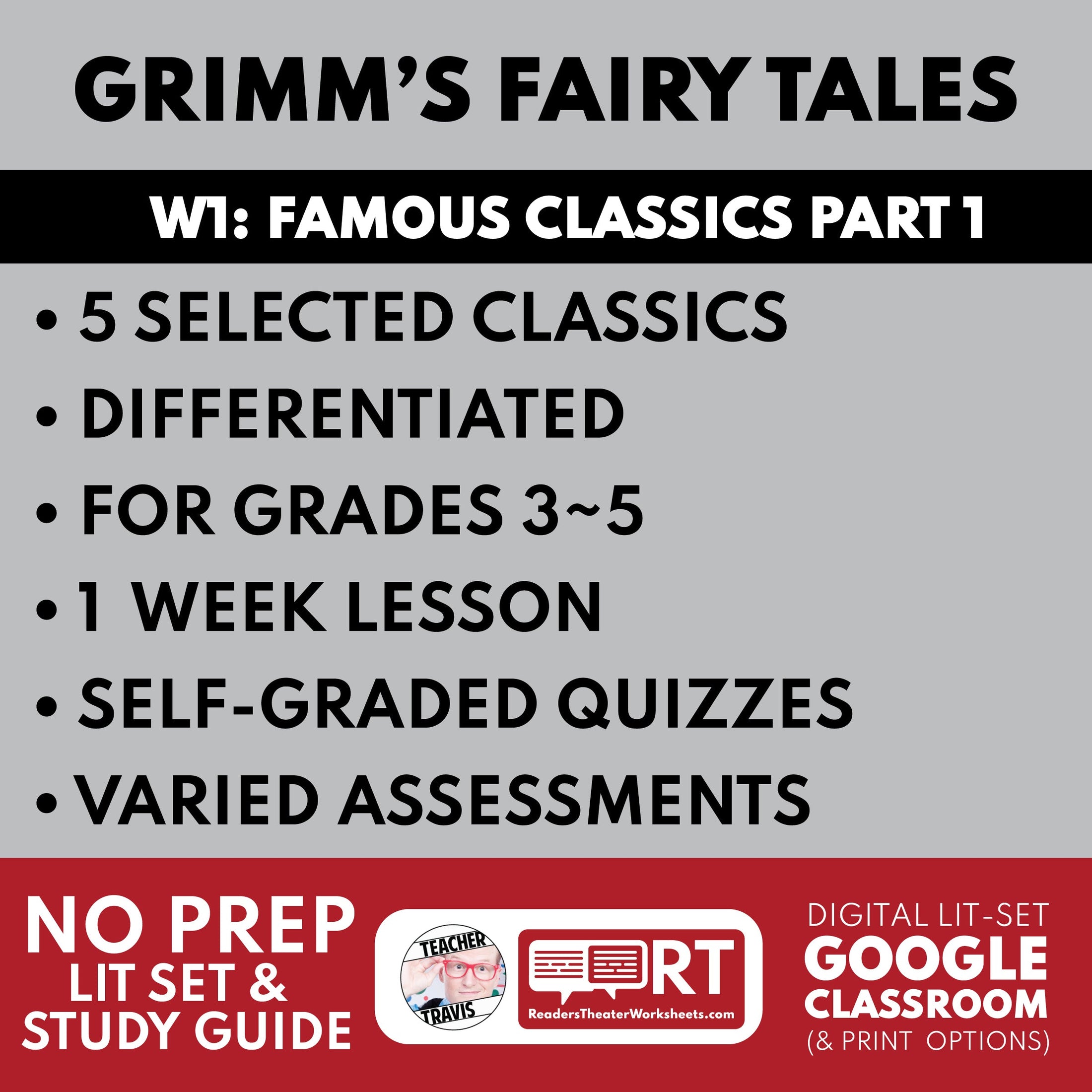 Grimm Fairy Tales Week Lesson Plan (Grades 3–5): Cinderella, Rapunzel ...
