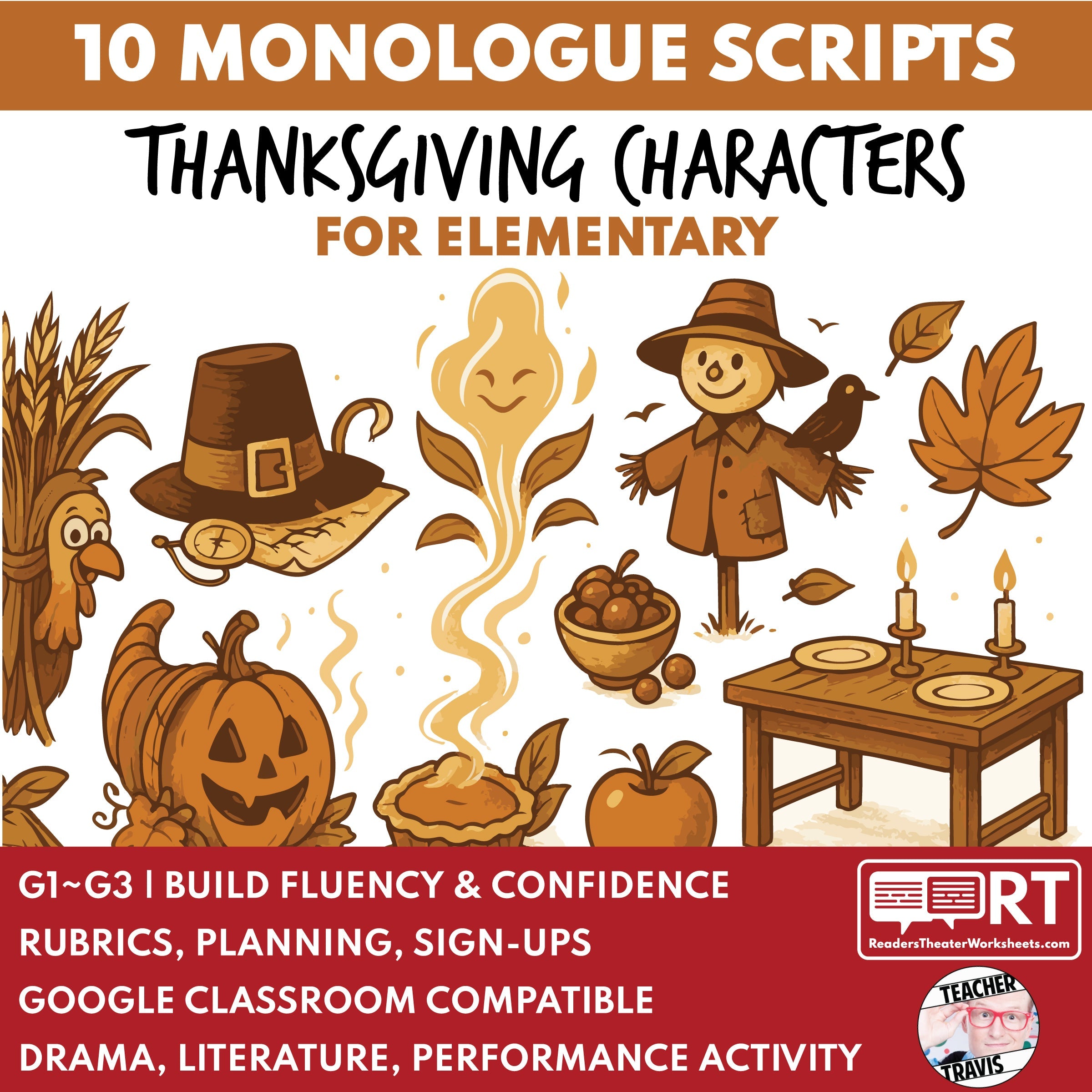 Thanksgiving Collection of Reader’s Theater Scripts for Students ...