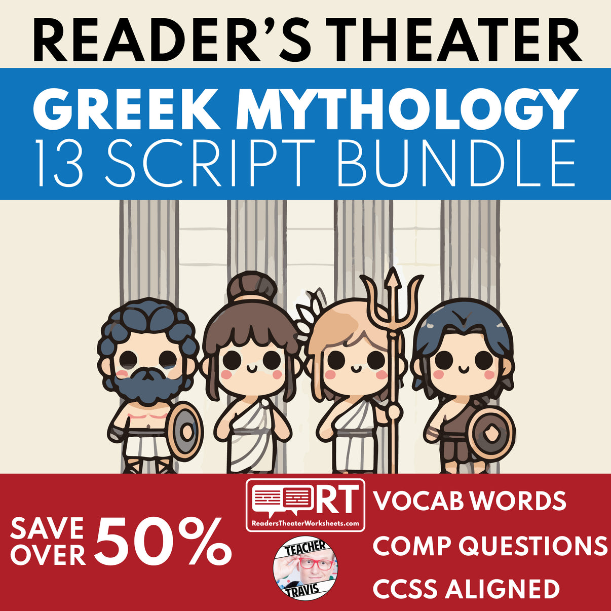 Greek Mythology Reader's Theater Scripts Bundle (13) | Titans | Olympi ...