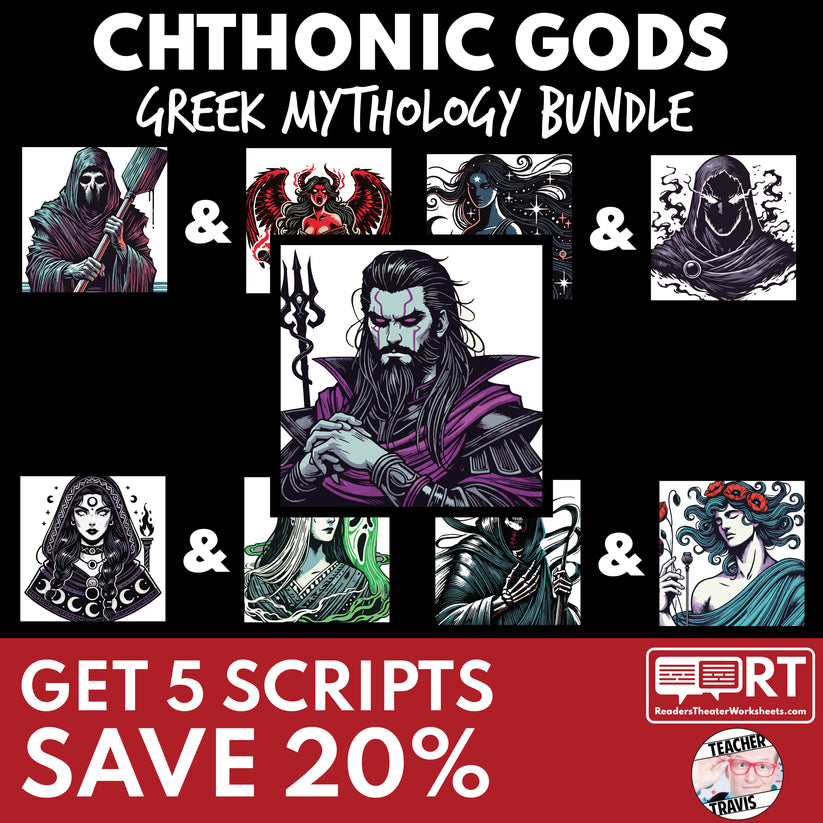 Chthonic Gods of Greek Mythology | 5 Reader's Theater Scripts | SAVE 2 ...