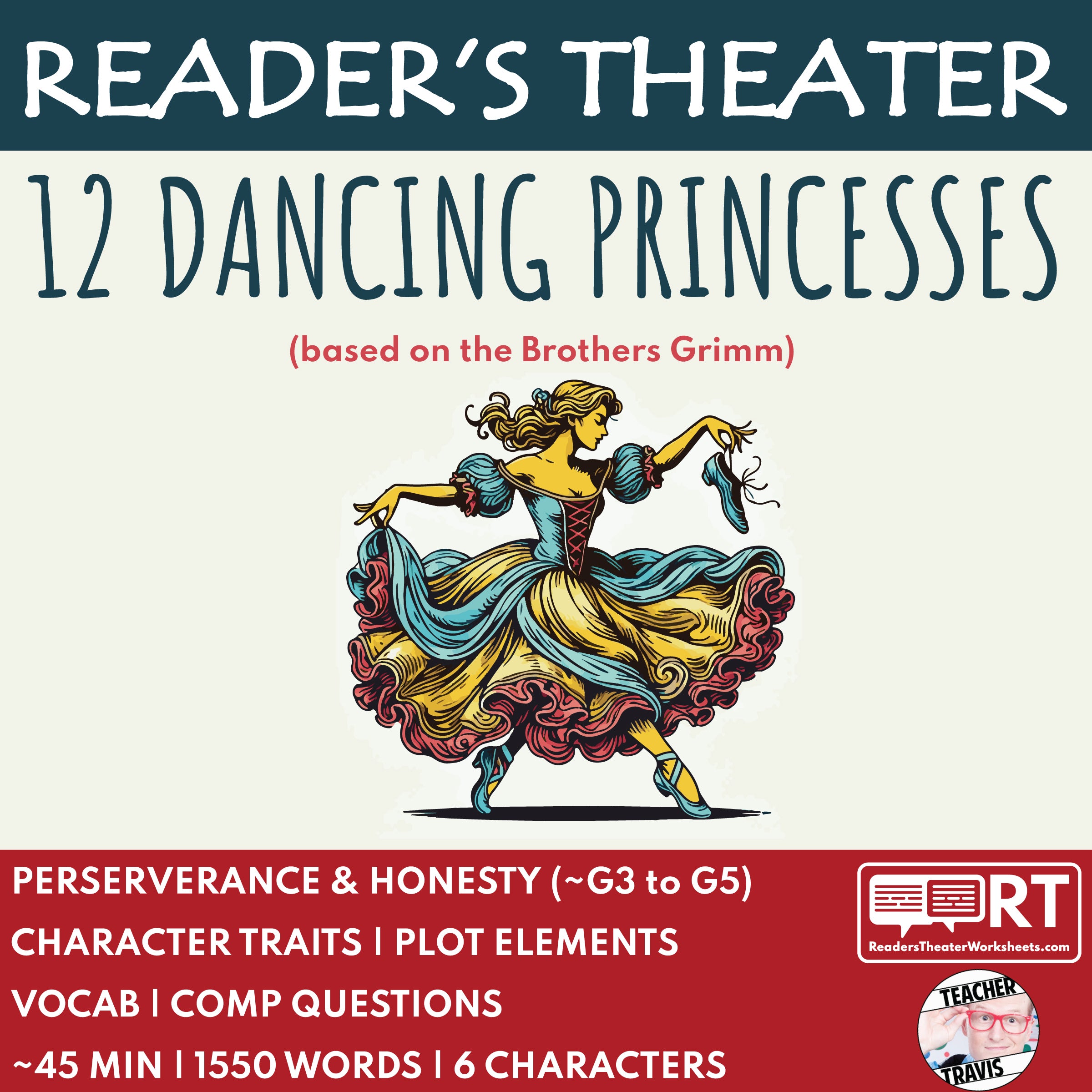 12 Dancing Princesses | Reader's Theater Script | Brothers Grimm ...