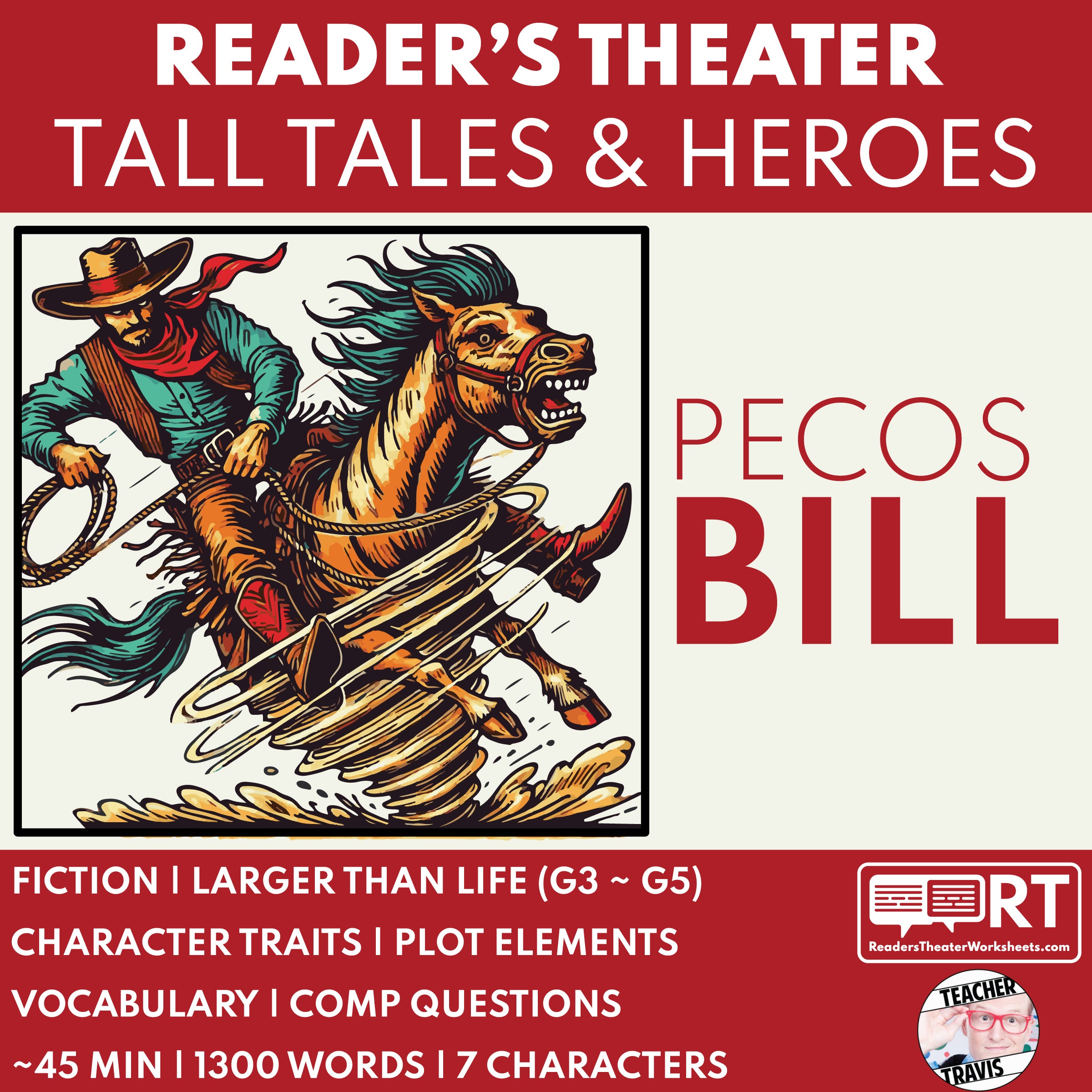 Pecos Bill Readers Theater Script | American Legends & Folk Heroes ...