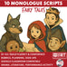 10 FREE Short Fairy Tale Monologue Scripts for Grades 1 to 3 | No Prep ...