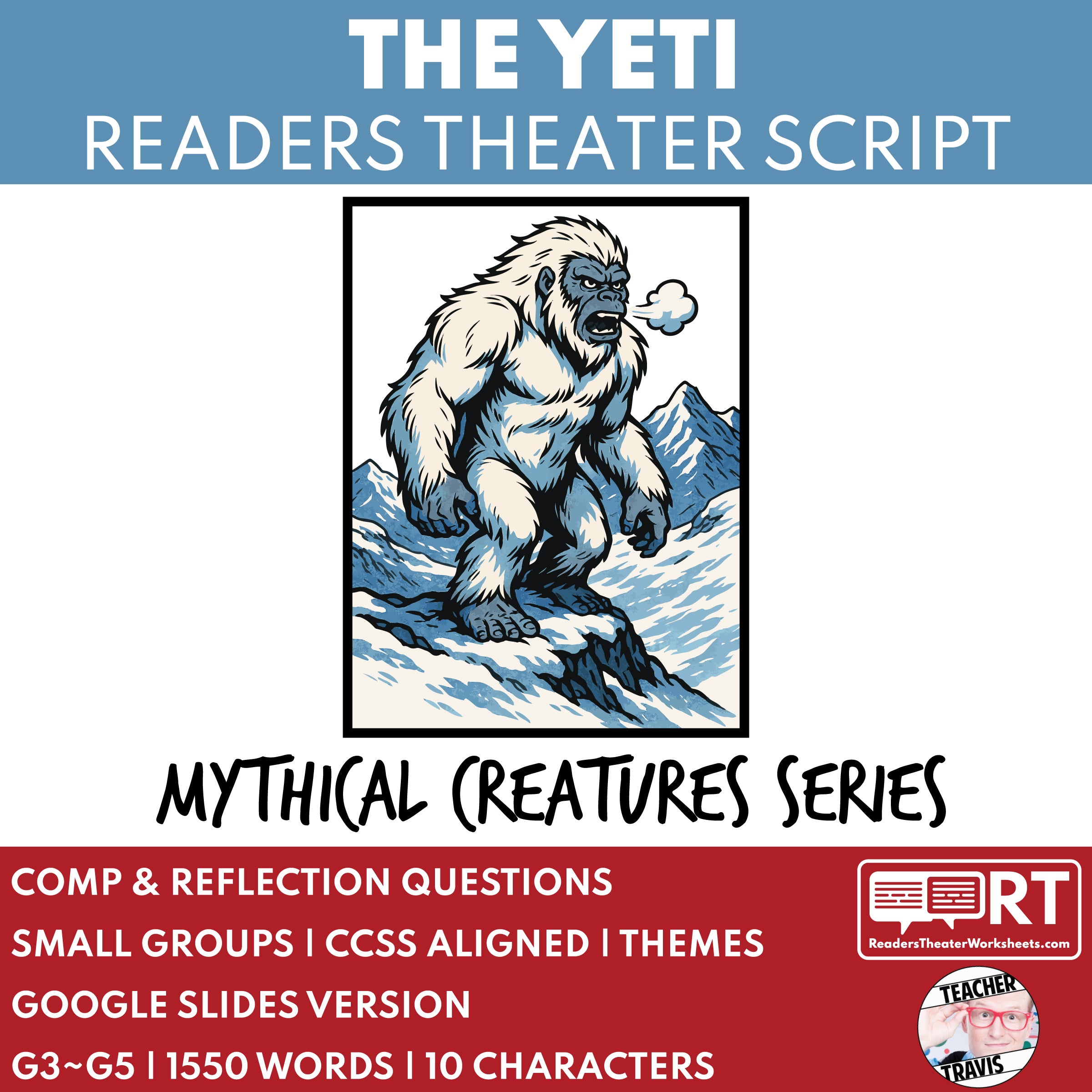 The Yeti - Mythical Creatures | Readers Theater Script for Grades 3 to ...