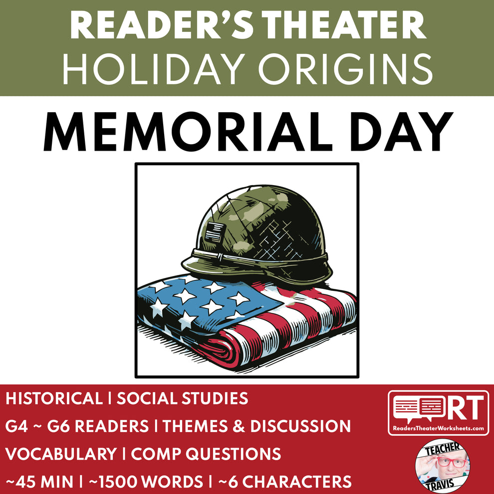Memorial Day Readers Theater Script | Holiday Origins Series – Reader's ...