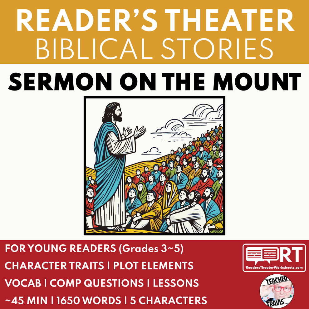 The Sermon on the Mount | Jesus' Teachings Bible Reader's Theater Scri ...