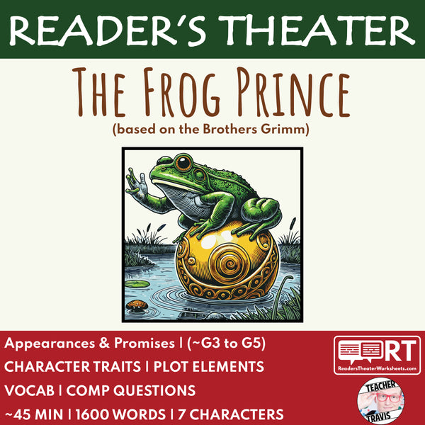 The Frog Prince | Reader's Theater Script | Brothers Grimm – Reader's ...