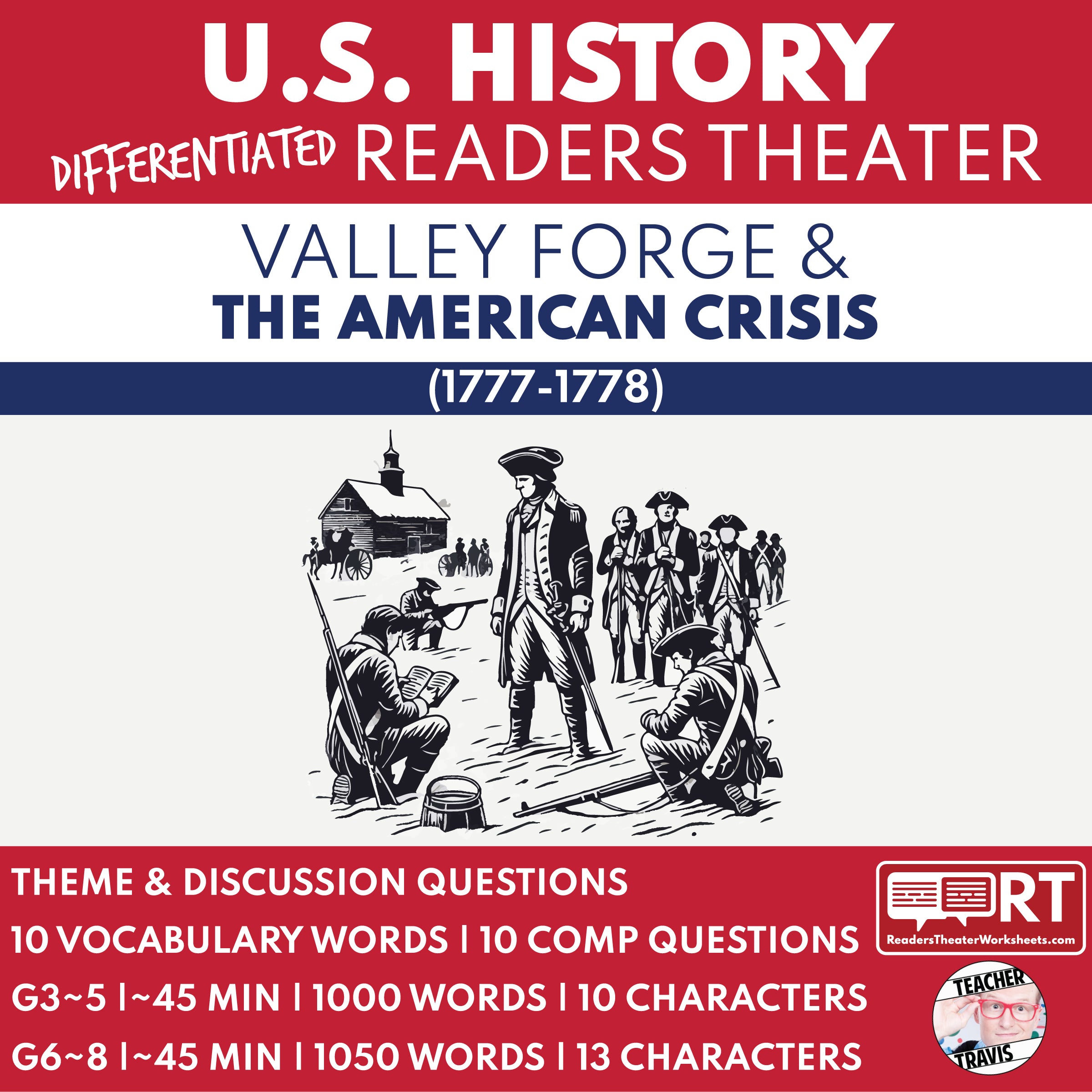 Valley Forge and The American Crisis | U.S. History Readers Theater Sc ...