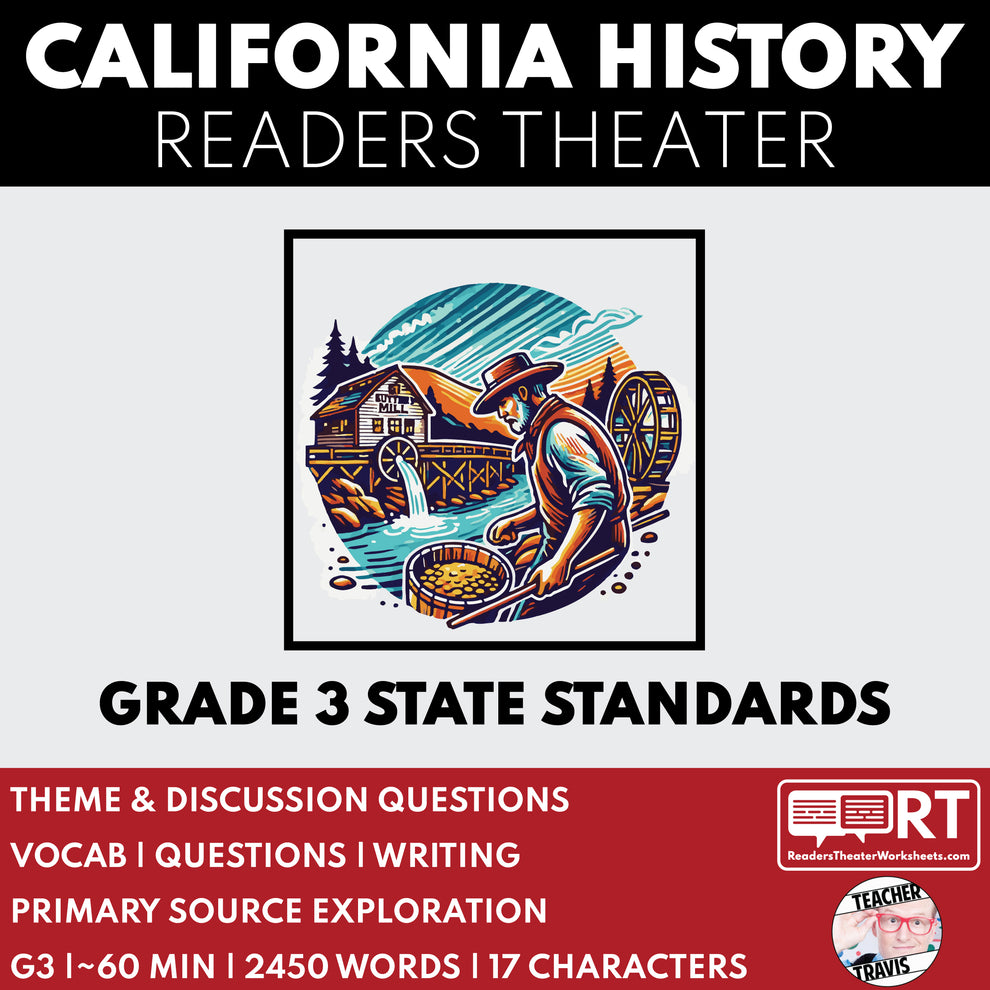 California History for Grade 3 Reader's Theater Script – Reader's ...