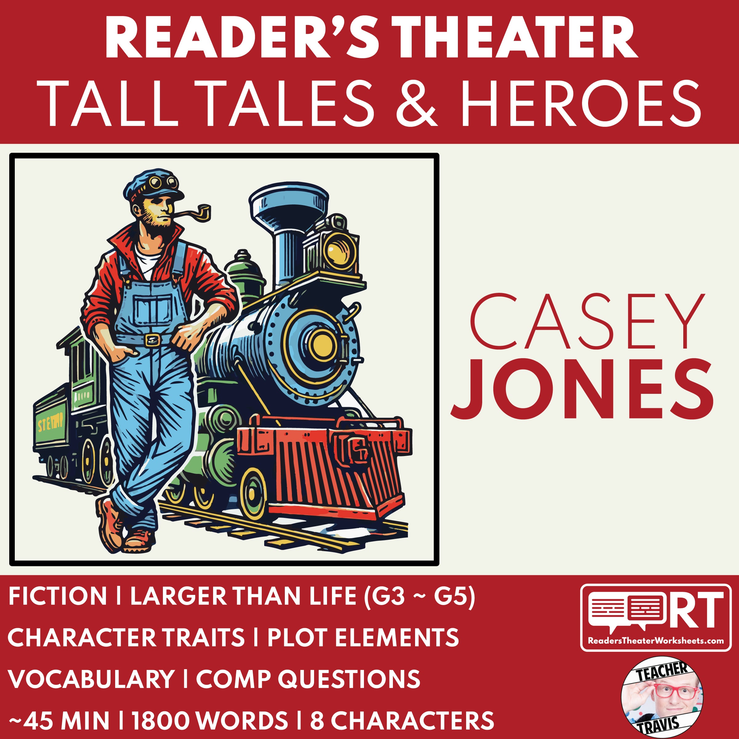 Casey Jones Readers Theater Script | American Tall Tales – Reader's ...