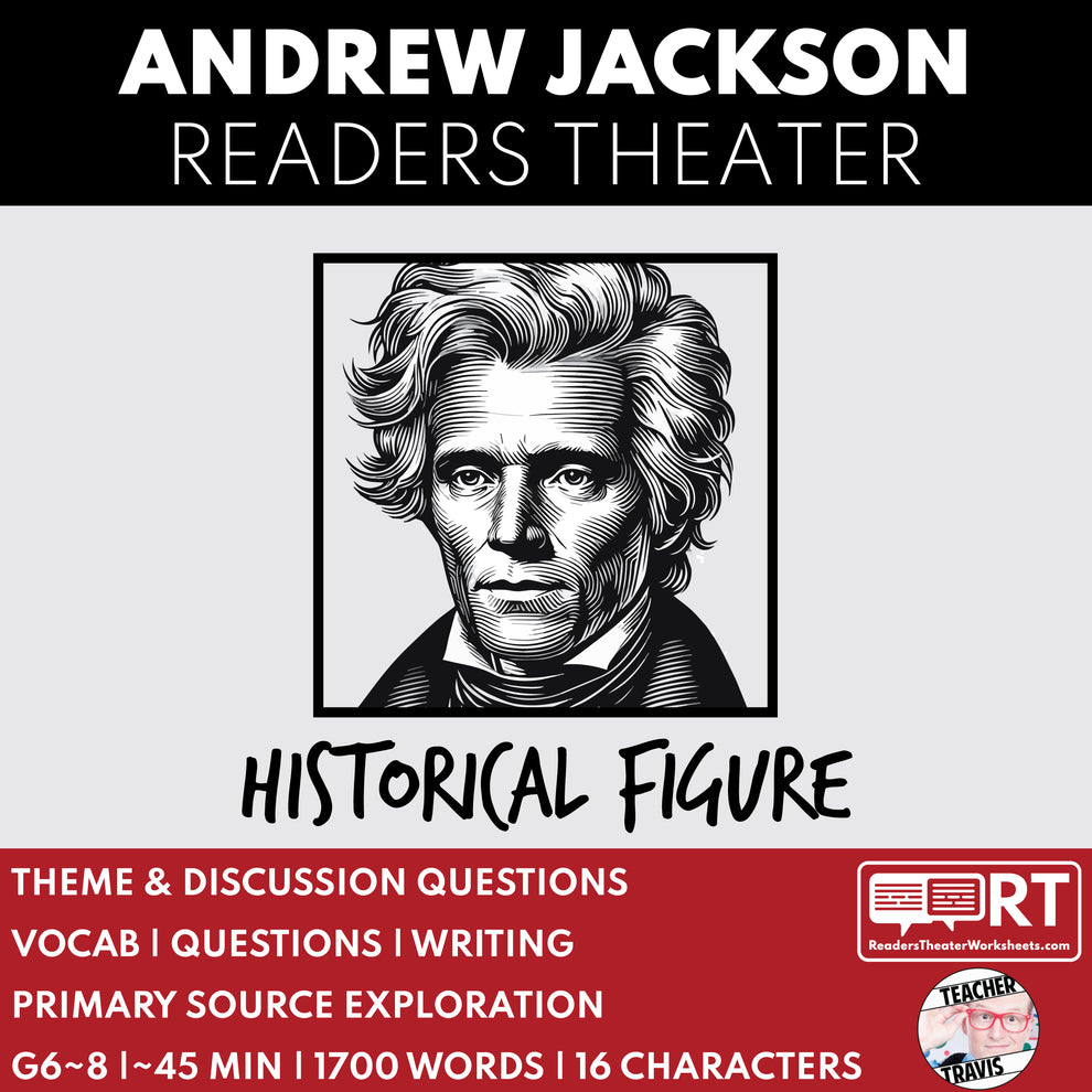 Andrew Jackson U.S. President | Historical Figure Readers Theater Scri ...