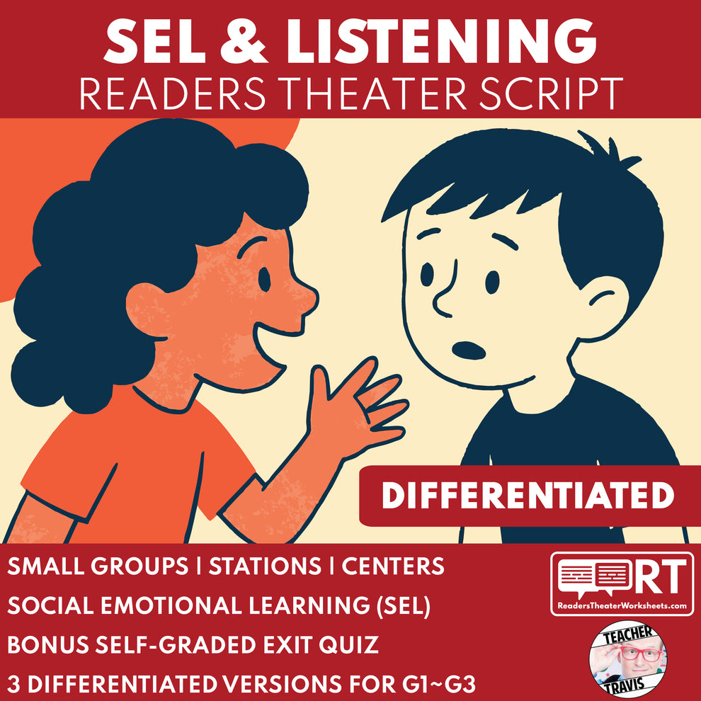 Listening Readers Theater Script SEL for Grades 1 to 3 – Reader's ...