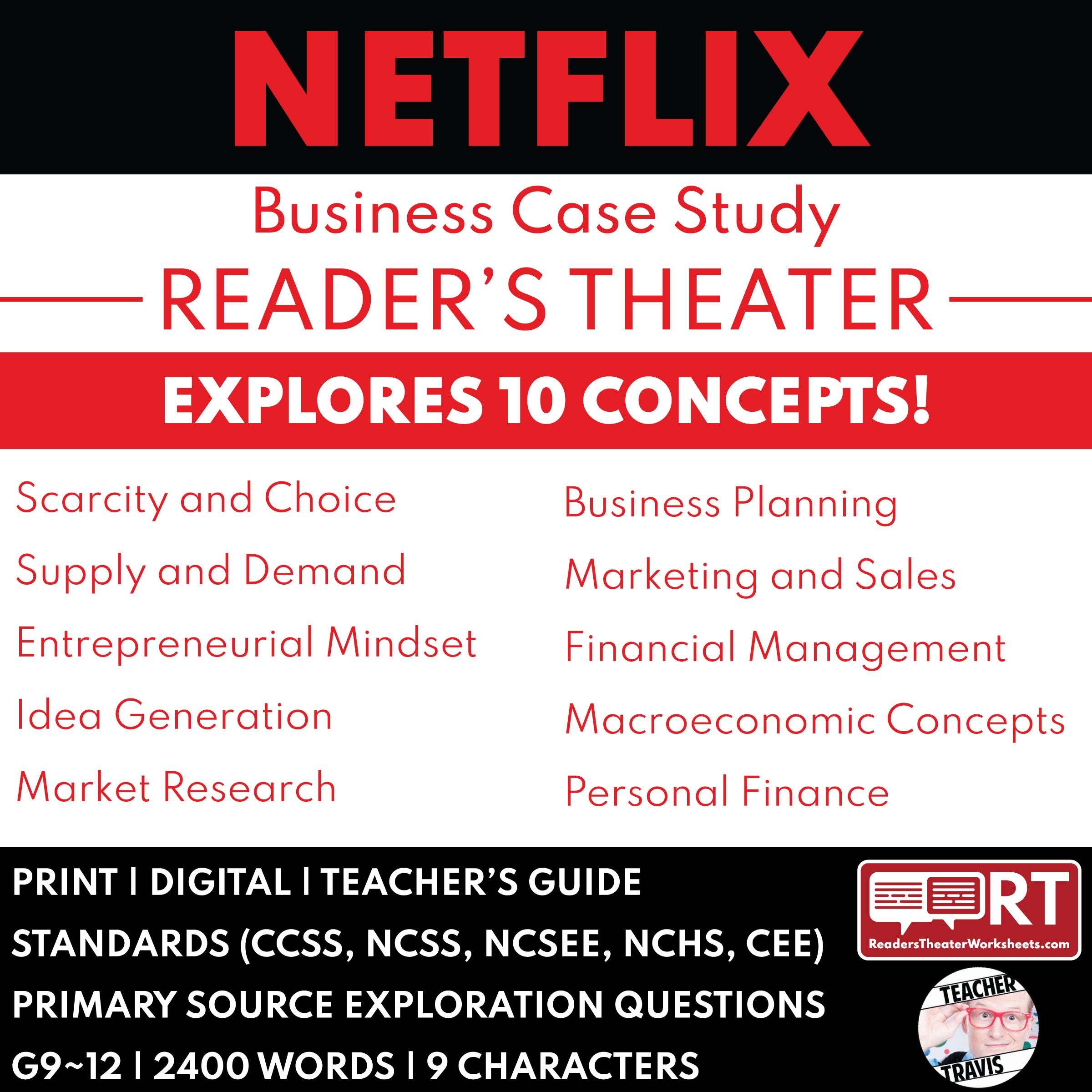 Netflix Intro to Business Case Study | Reader’s Theater Format | Econ ...