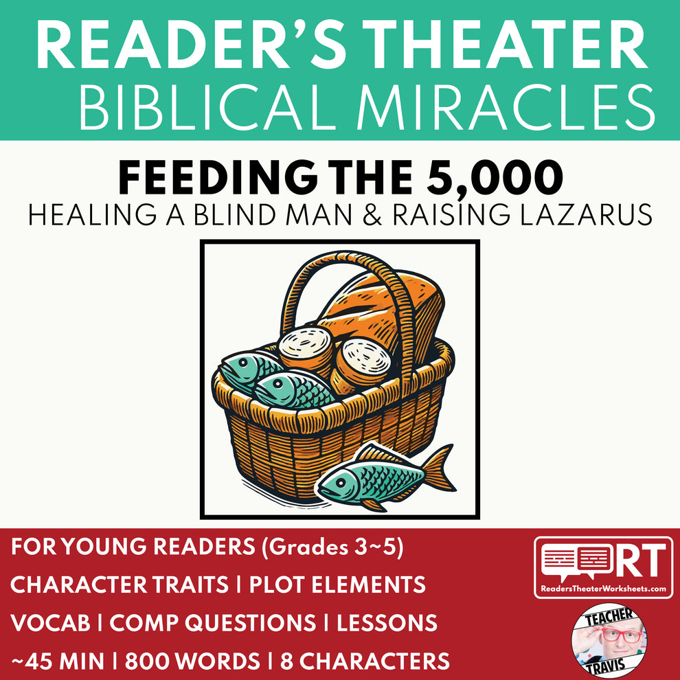 Jesus' Miracles Part 1 Biblical Reader's Theater Script – Reader's ...