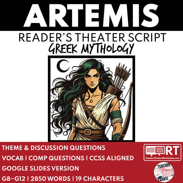 Artemis Reader's Theater Script | The Olympians | Greek Mythology ...
