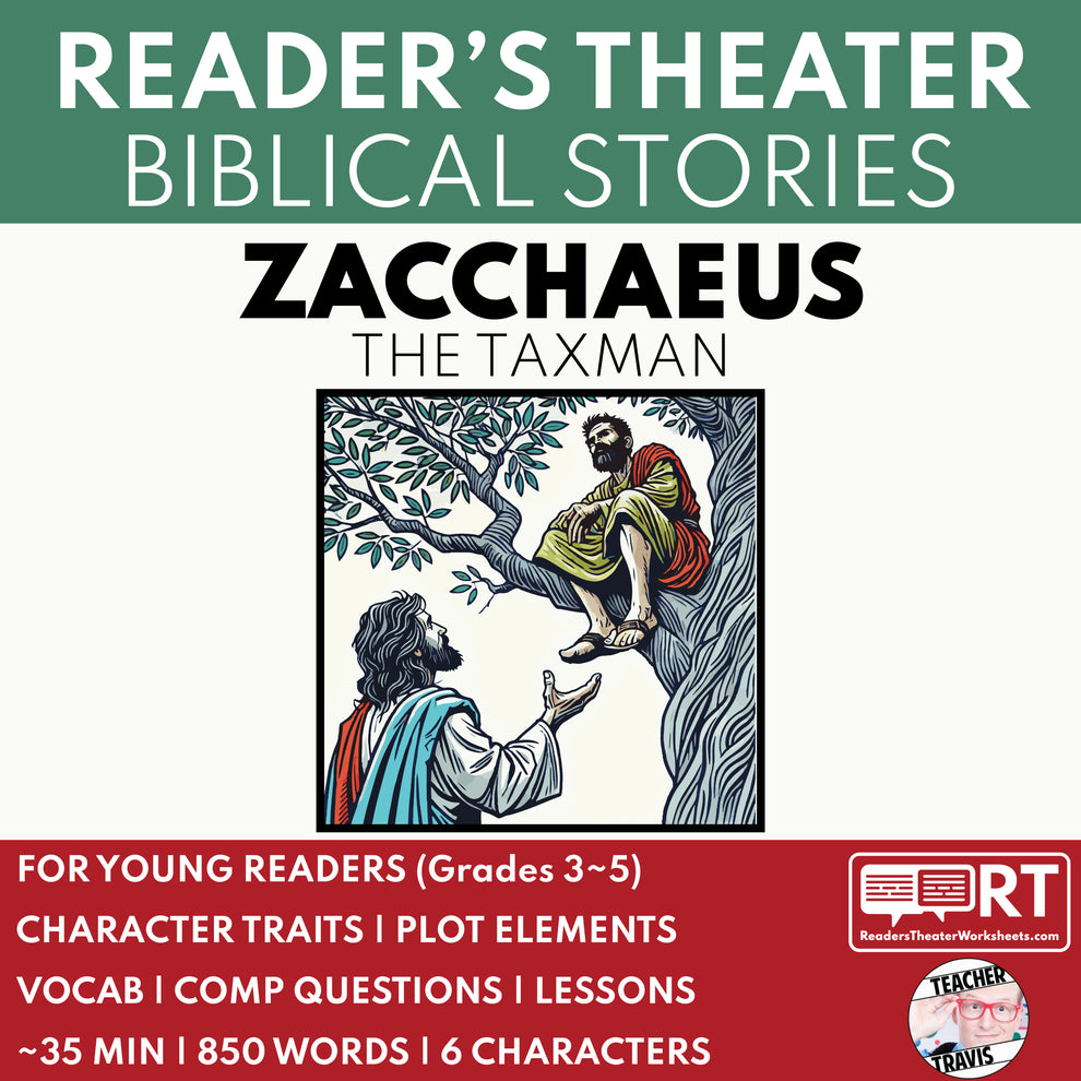 Zacchaeus the Taxman Biblical Reader's Theater Script – Reader's ...