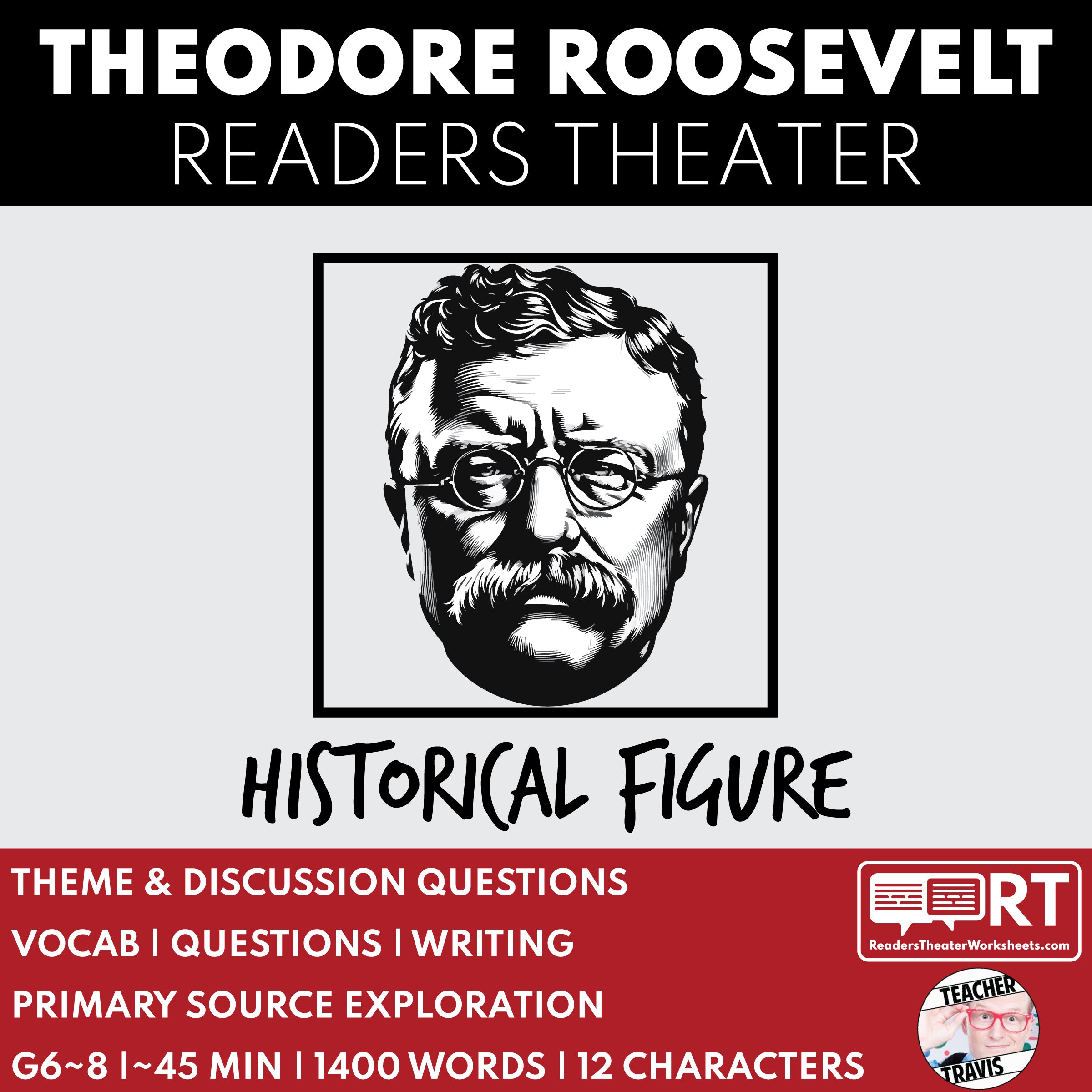 Theodore Roosevelt U.S. President | Historical Figure Readers Theater ...