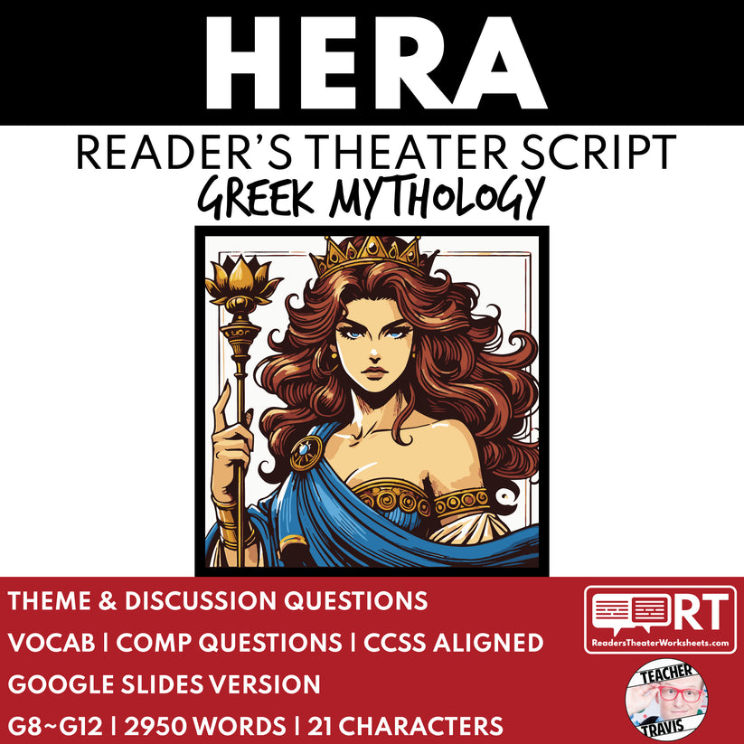 Hera Reader's Theater Script | The Olympians | Greek Mythology – Reader ...