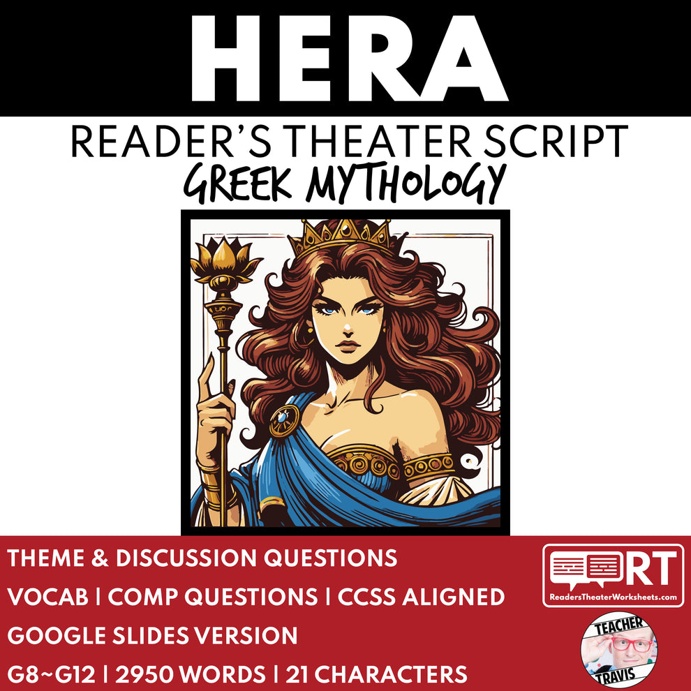 Hera Reader's Theater Script | The Olympians | Greek Mythology – Reader ...