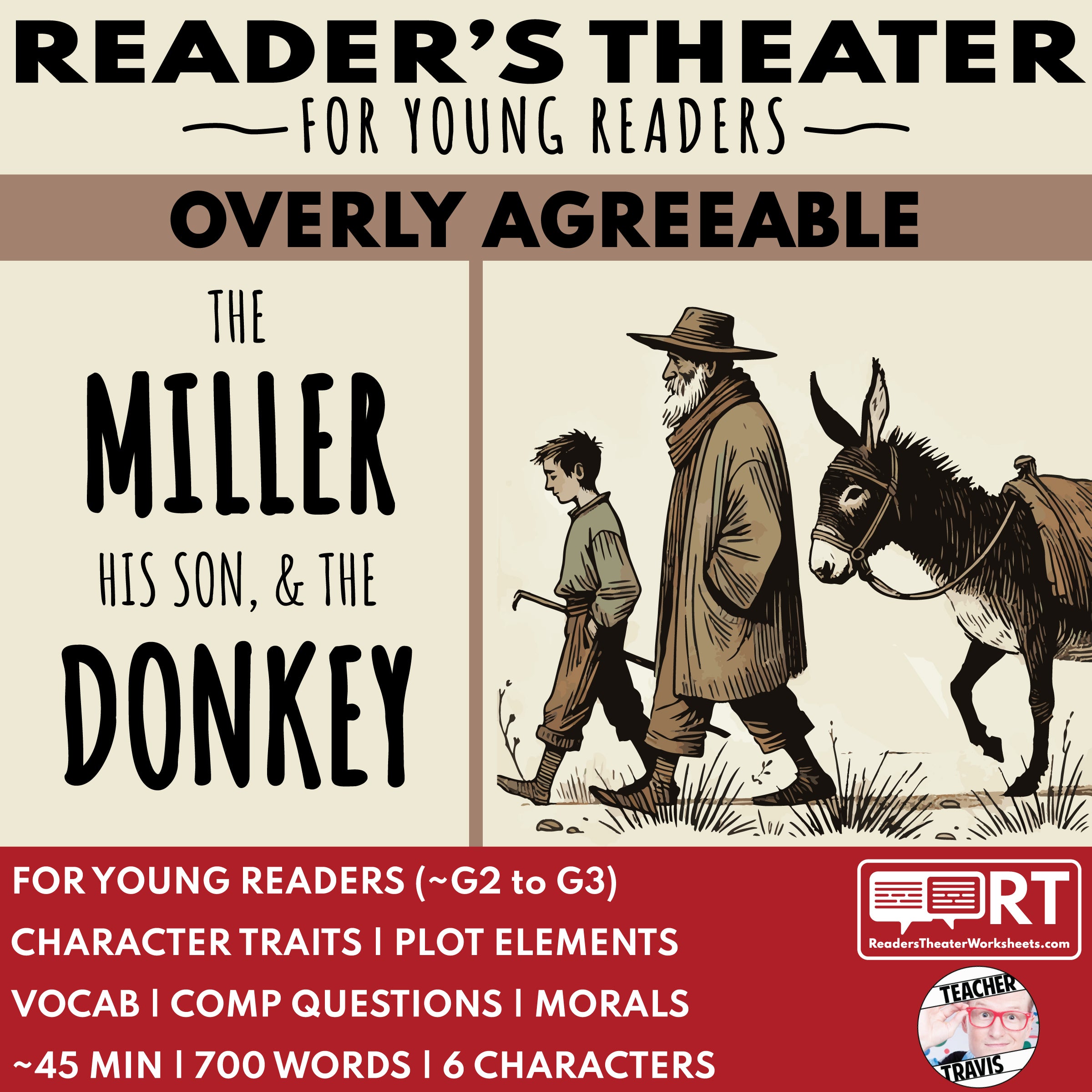 The Miller, His Son, and The Donkey | Reader's Theater Script | Aesop ...