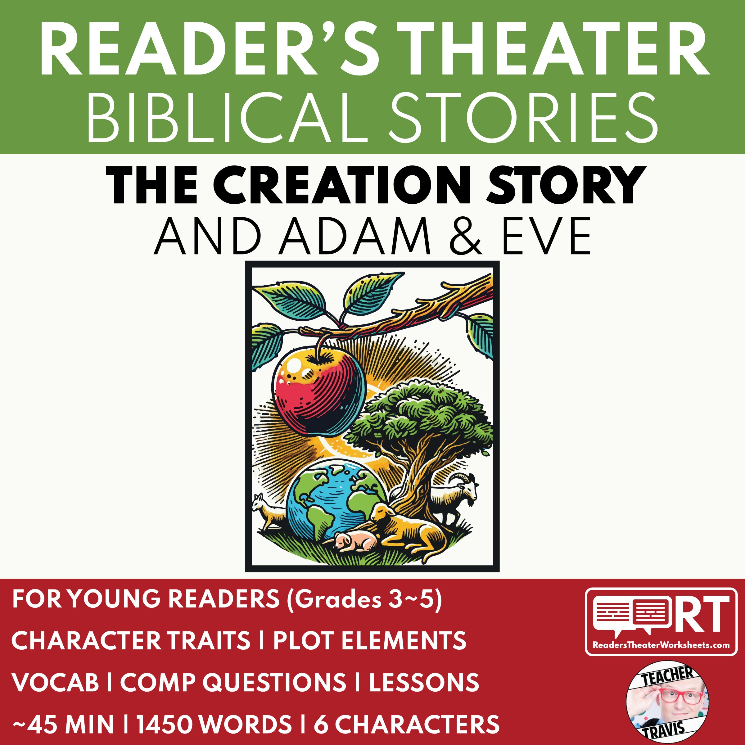 The Creation Story | Adam & Eve Biblical Reader's Theater Script ...