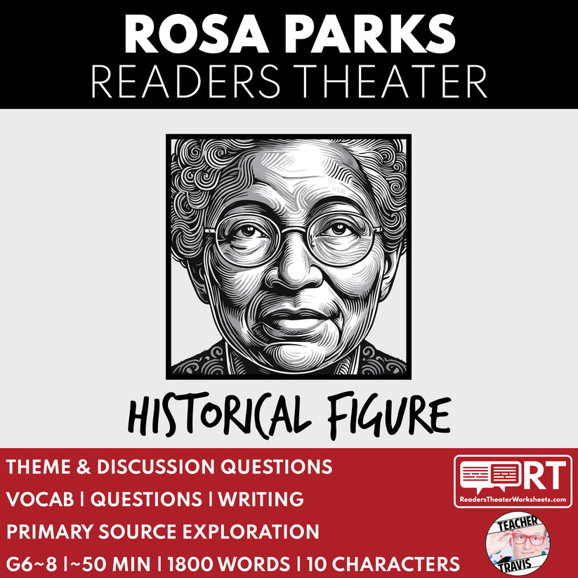 Rosa Parks Reader's Theater Script for Grades 6-8 | Civil Rights ...
