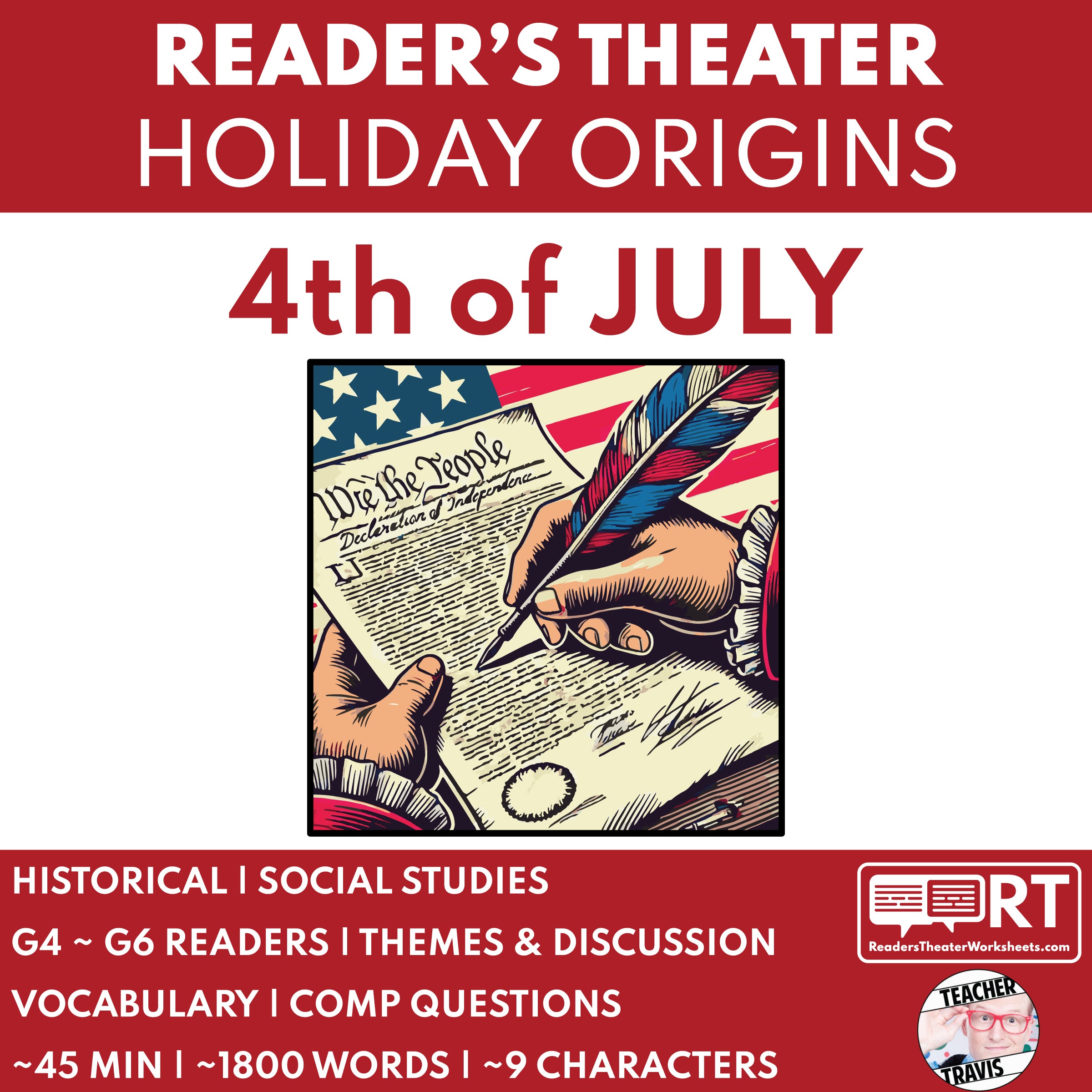 4th of July Readers Theater Script | Holiday Origins Series – Reader's ...