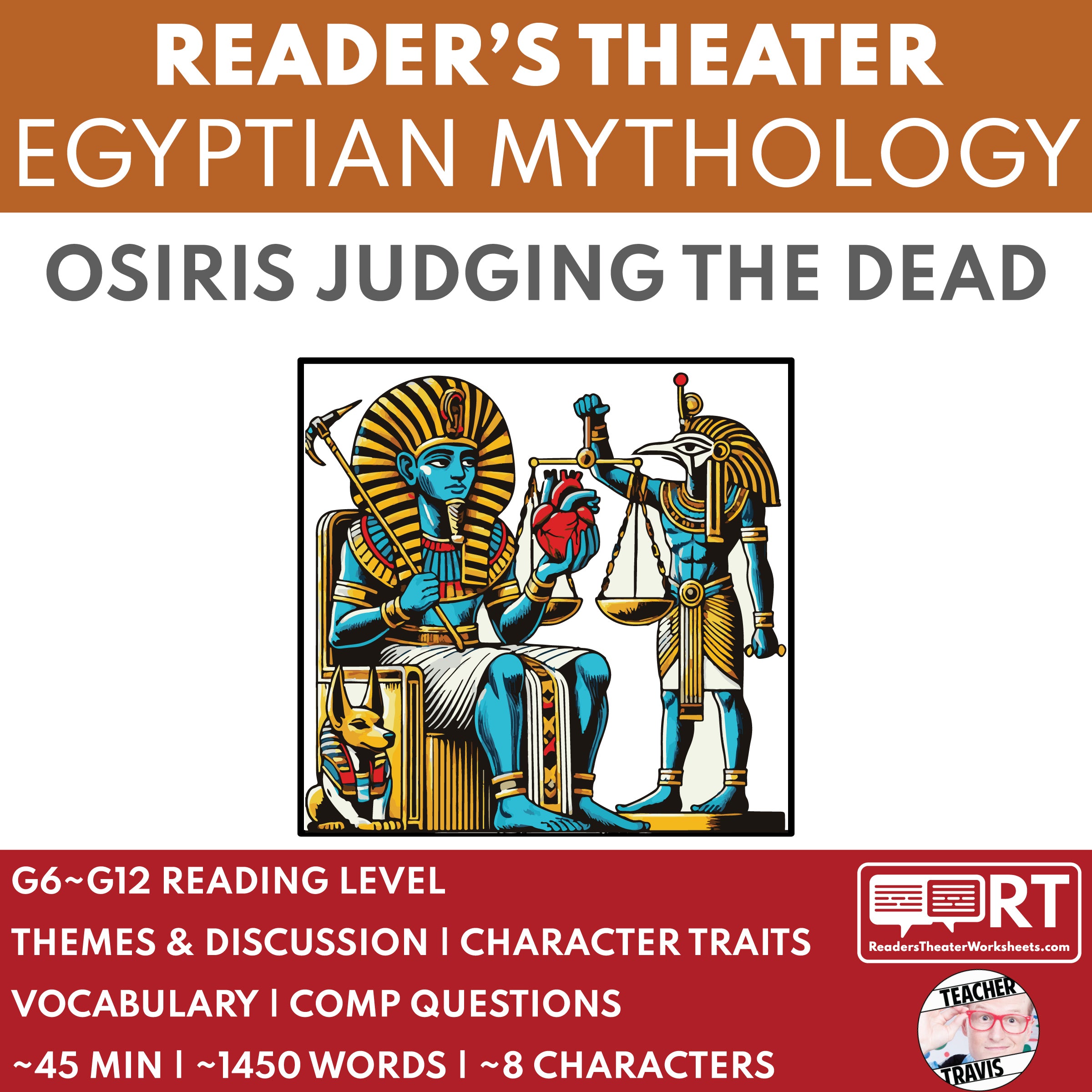 Osiris Judging the Dead | Reader’s Theater Script | Egyptian Mythology ...