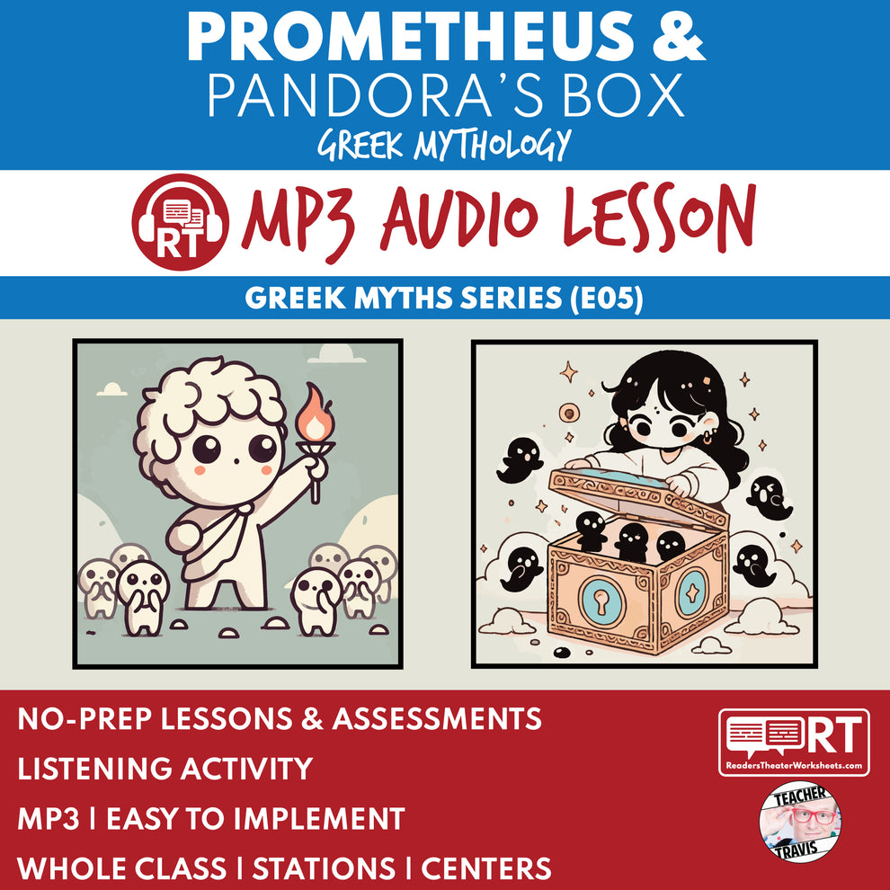Greek Myths Series Audio Lesson E05 Prometheus and Pandora's Box ...