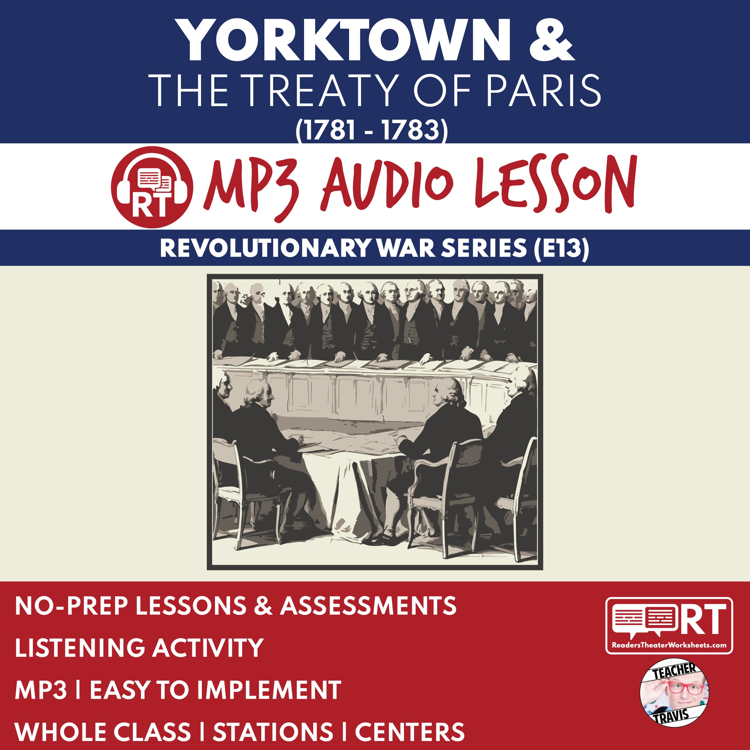 Revolutionary War Audio Lessons Collection – Reader's Theater Worksheets